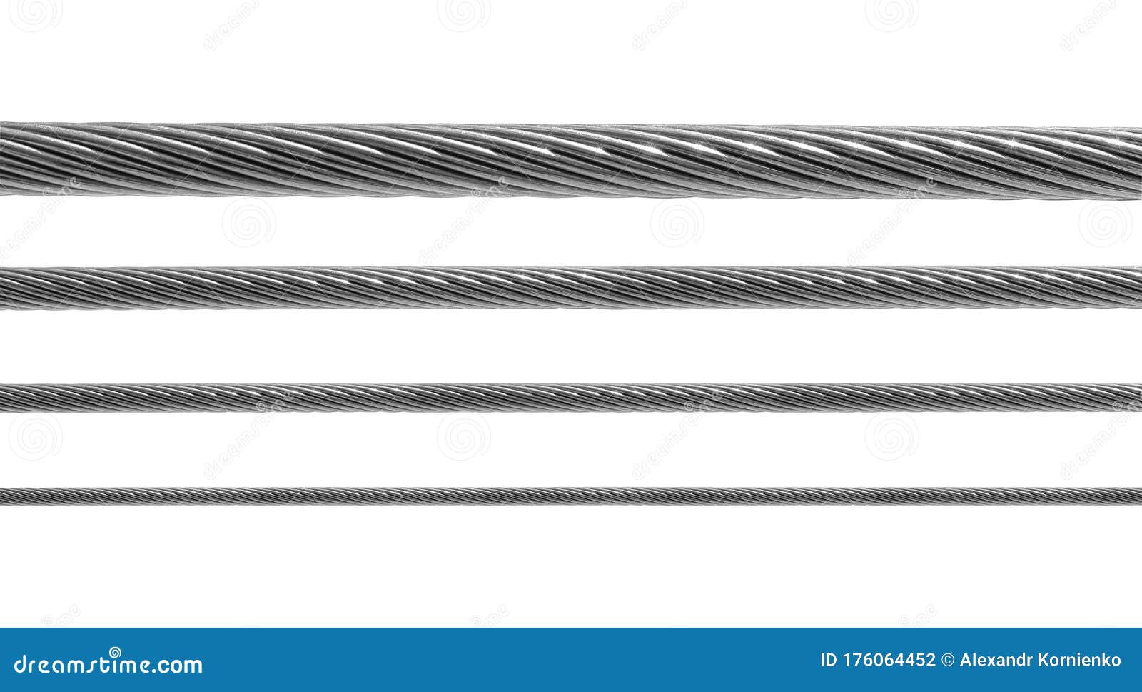 Steel metal hawser stock photo. Image of rope, string - 176064452
