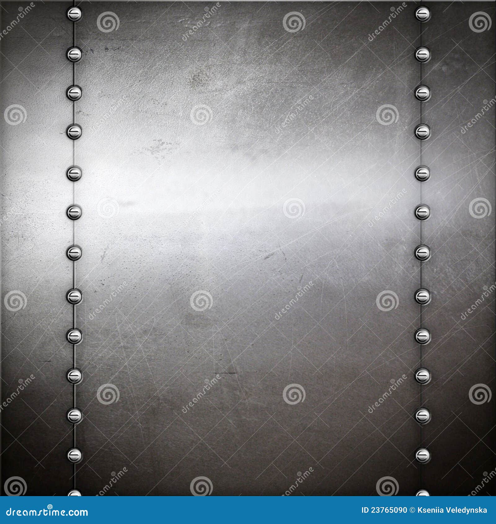 Steel Metal Plate Background Stock Illustration - Illustration of panel ...