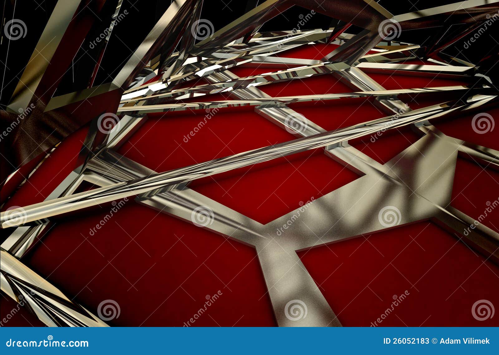 Steel Metallic Abstract Construction Background Stock Illustration ...