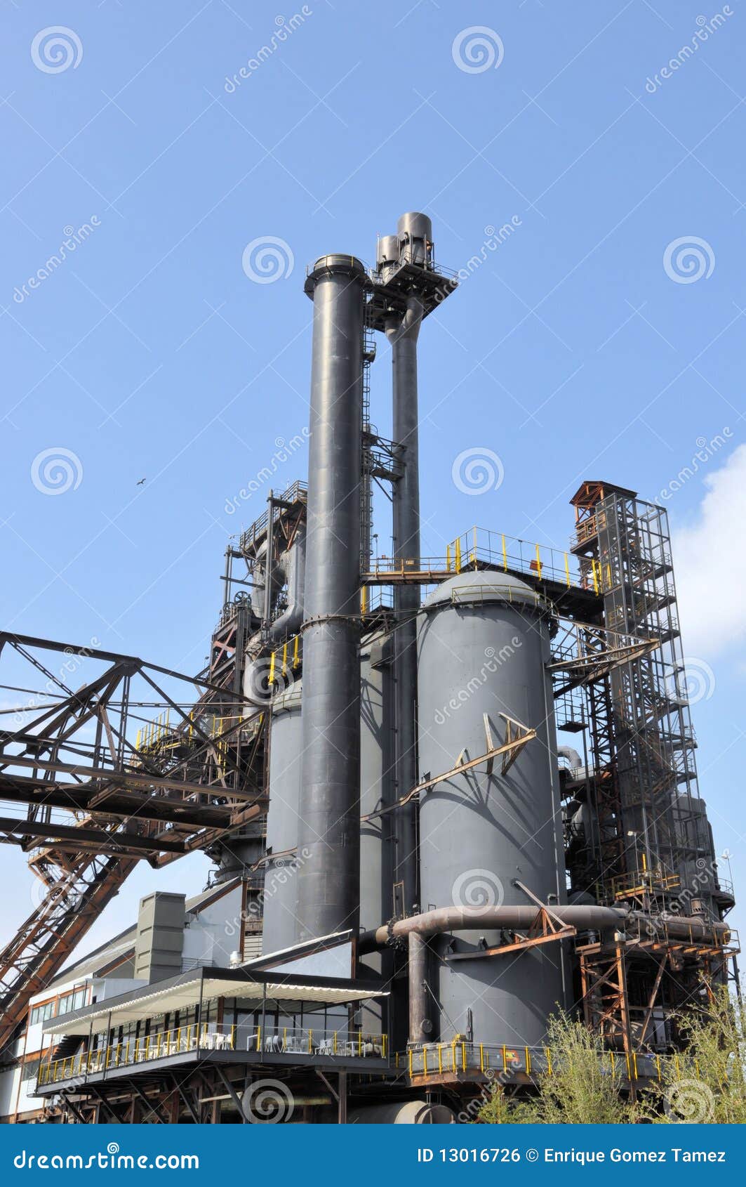 Steel Mill Smelter Emitting Toxic Fumes From Chimney Royalty-Free Stock ...