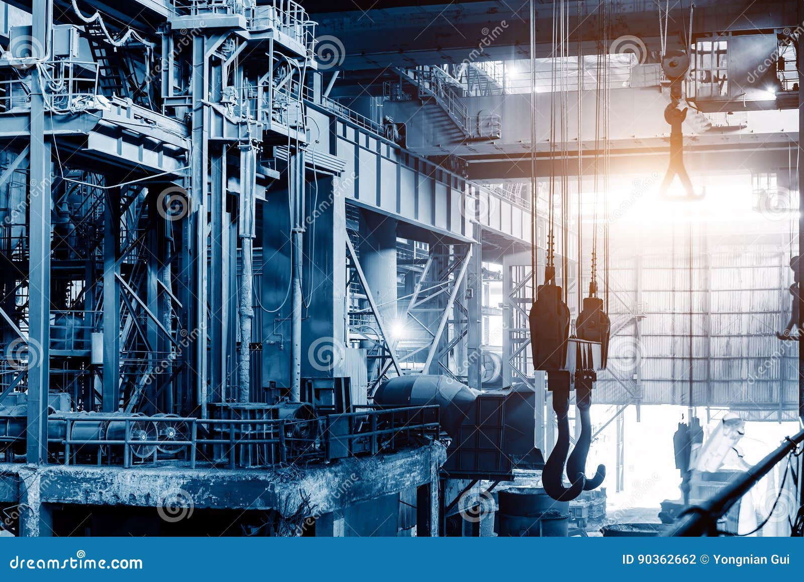 Steel Mill Production Workshop Stock Photo - Image of production ...