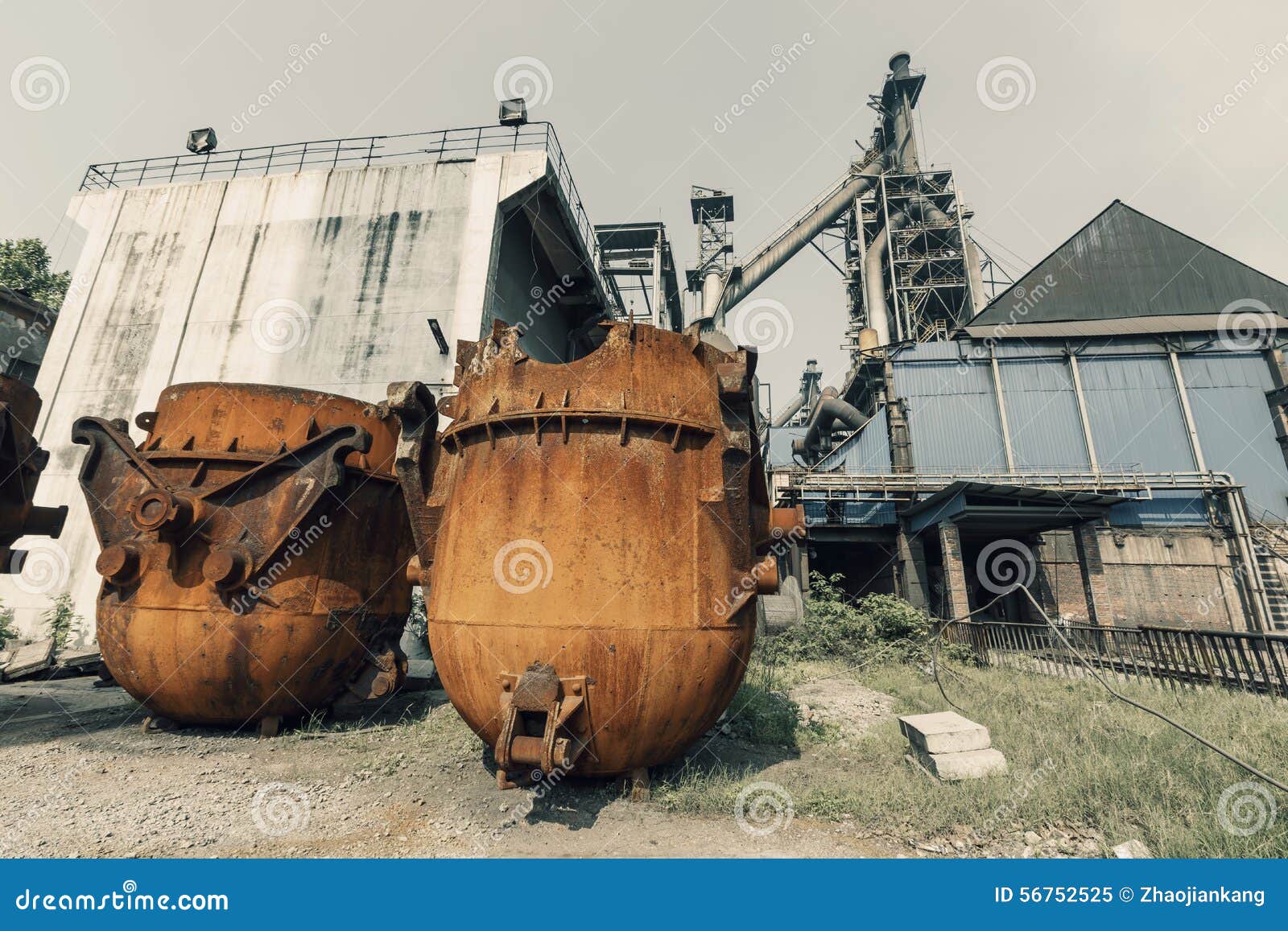 Steel Mills Industrial Equipment Stock Image - Image of structures ...