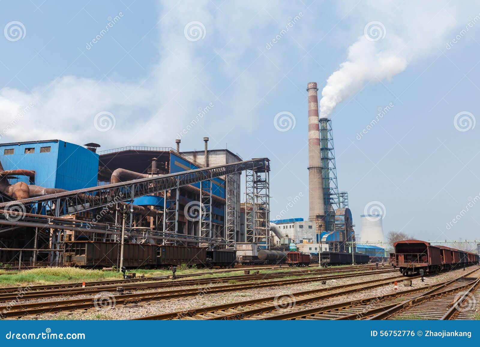 Steel Mills Smoke Pollution Stock Photo - Image of dioxide, ecological ...