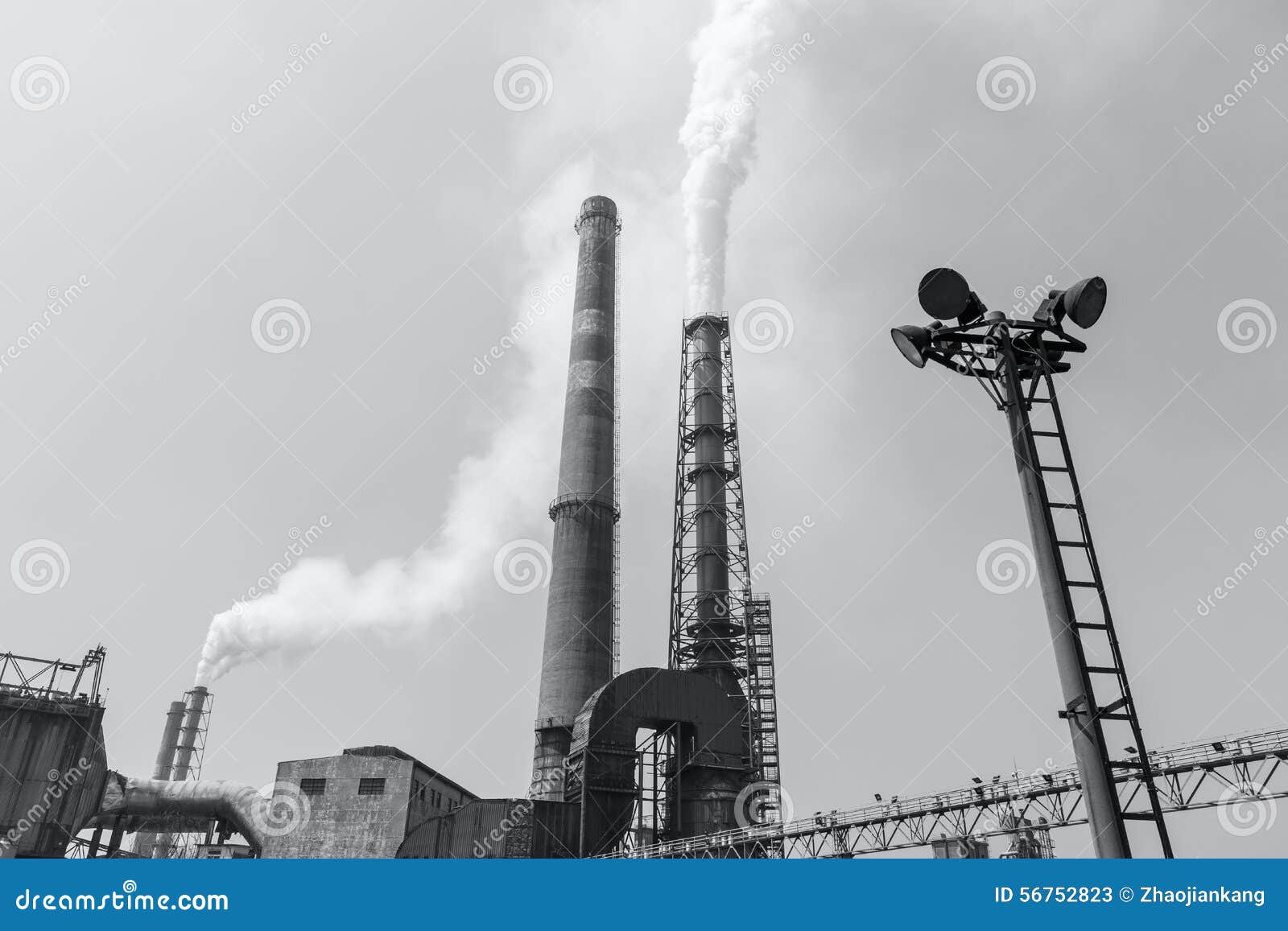 Steel Mills Smoke Pollution Stock Image - Image of china, disasters ...