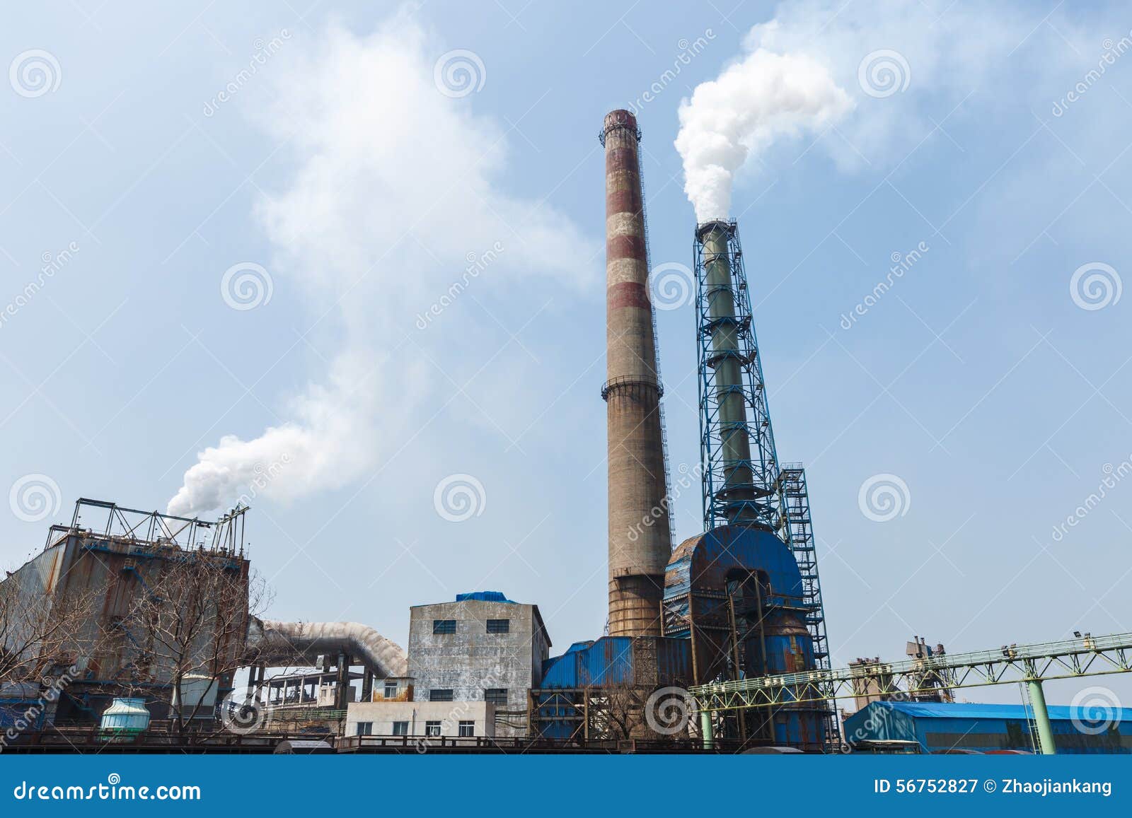 Steel Mills Smoke Pollution Stock Image - Image of destroy, cloud: 56752827