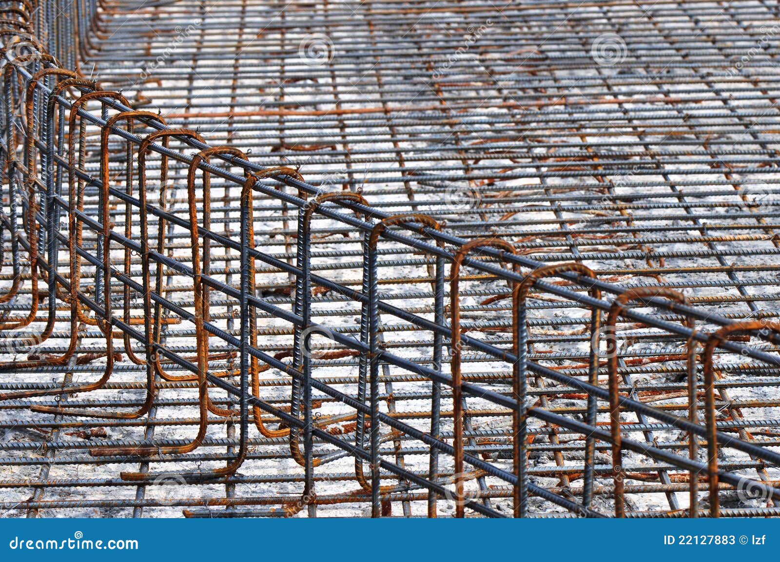 Steel Model for Construction Stock Image - Image of cement, bridge ...