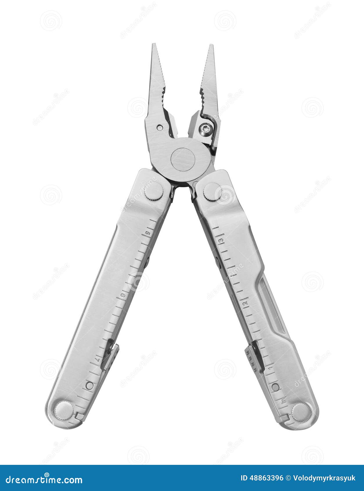 Steel multitool stock photo. Image of multitool, multipurpose - 48863396