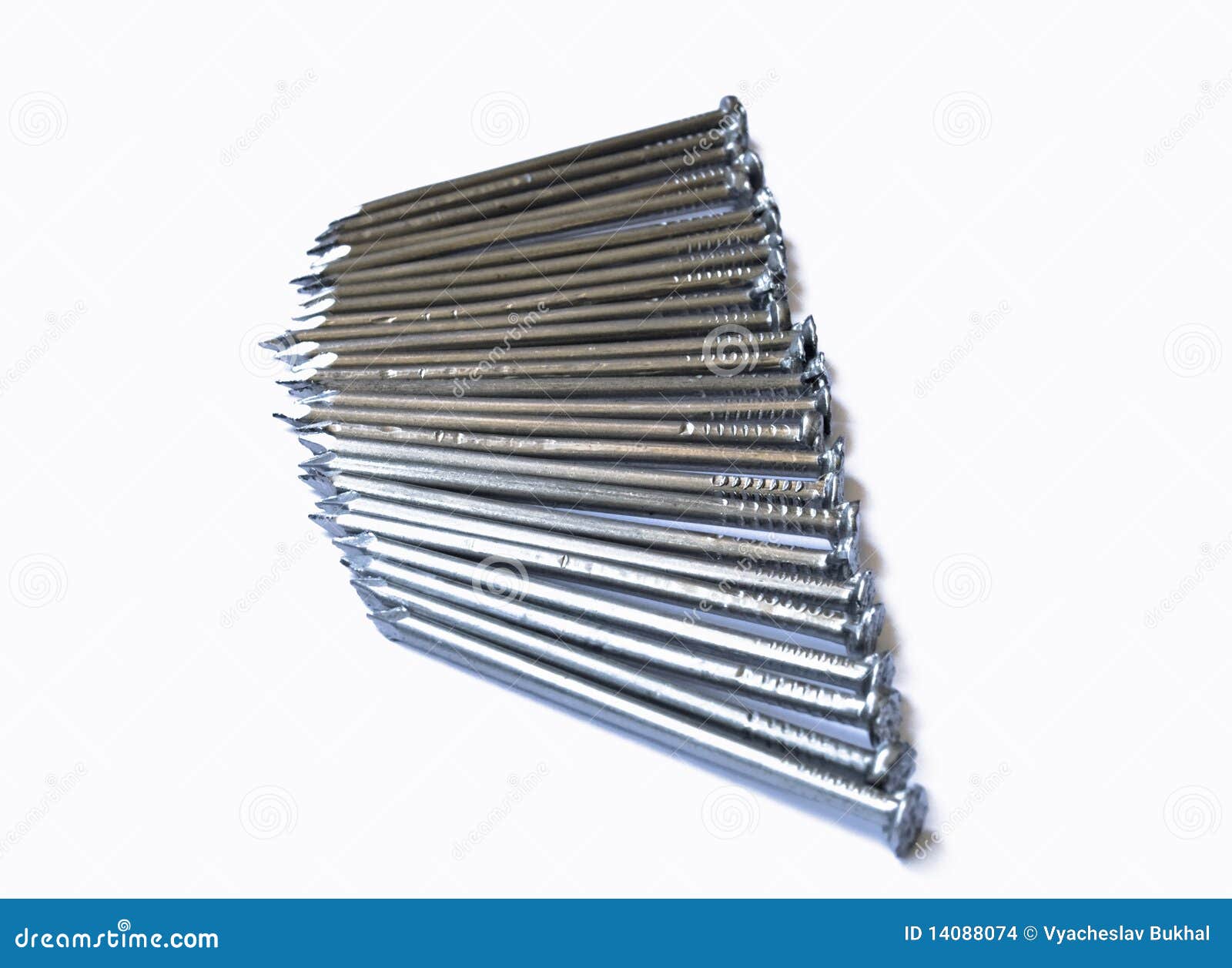 Steel nails stock photo. Image of iron, isolated, fixings - 14088074