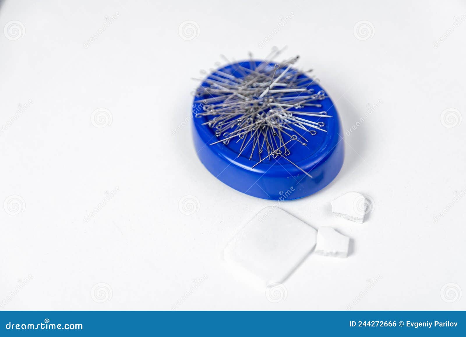 Steel Needles for Sewing and Soap for Drawing Patterns on Fabric on ...