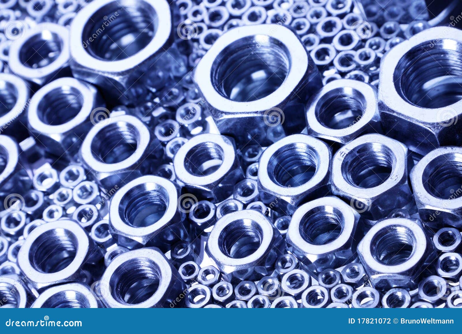 Steel Nuts And Bolts Stock Image | CartoonDealer.com #41596999