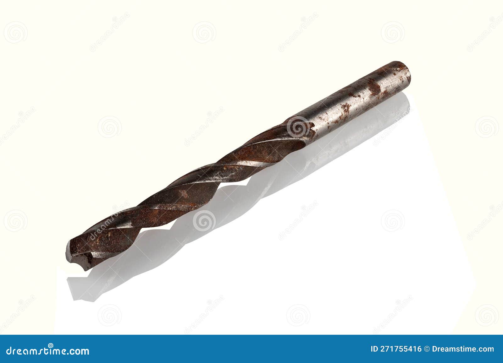 Steel, Old, Rusty Drill Bit Stock Photo - Image of closeup, sharp ...