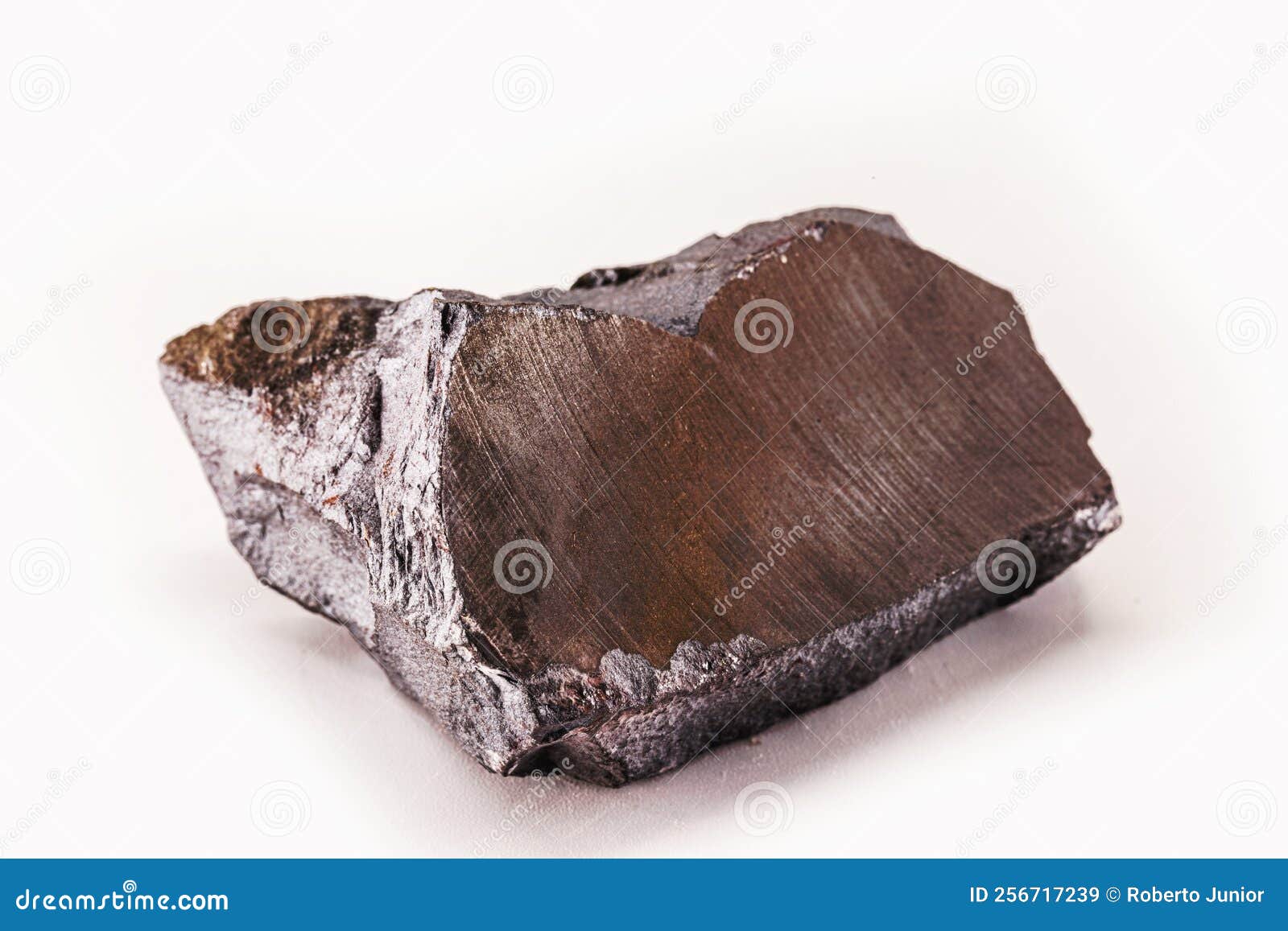 Steel Ore, Produced from Iron Ore, Isolated White Background Stock ...