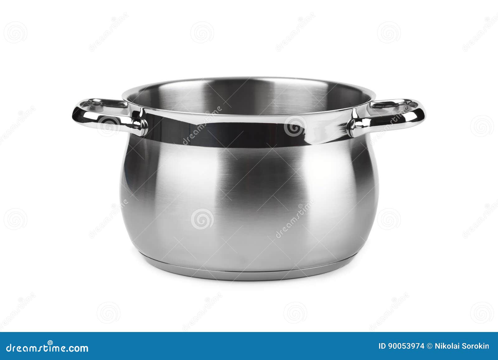 Steel pan stock photo. Image of home, dishware, heavy - 90053974
