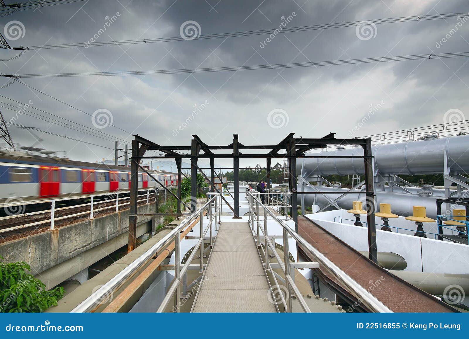 Steel path stock image. Image of construction, path, corridor - 22516855