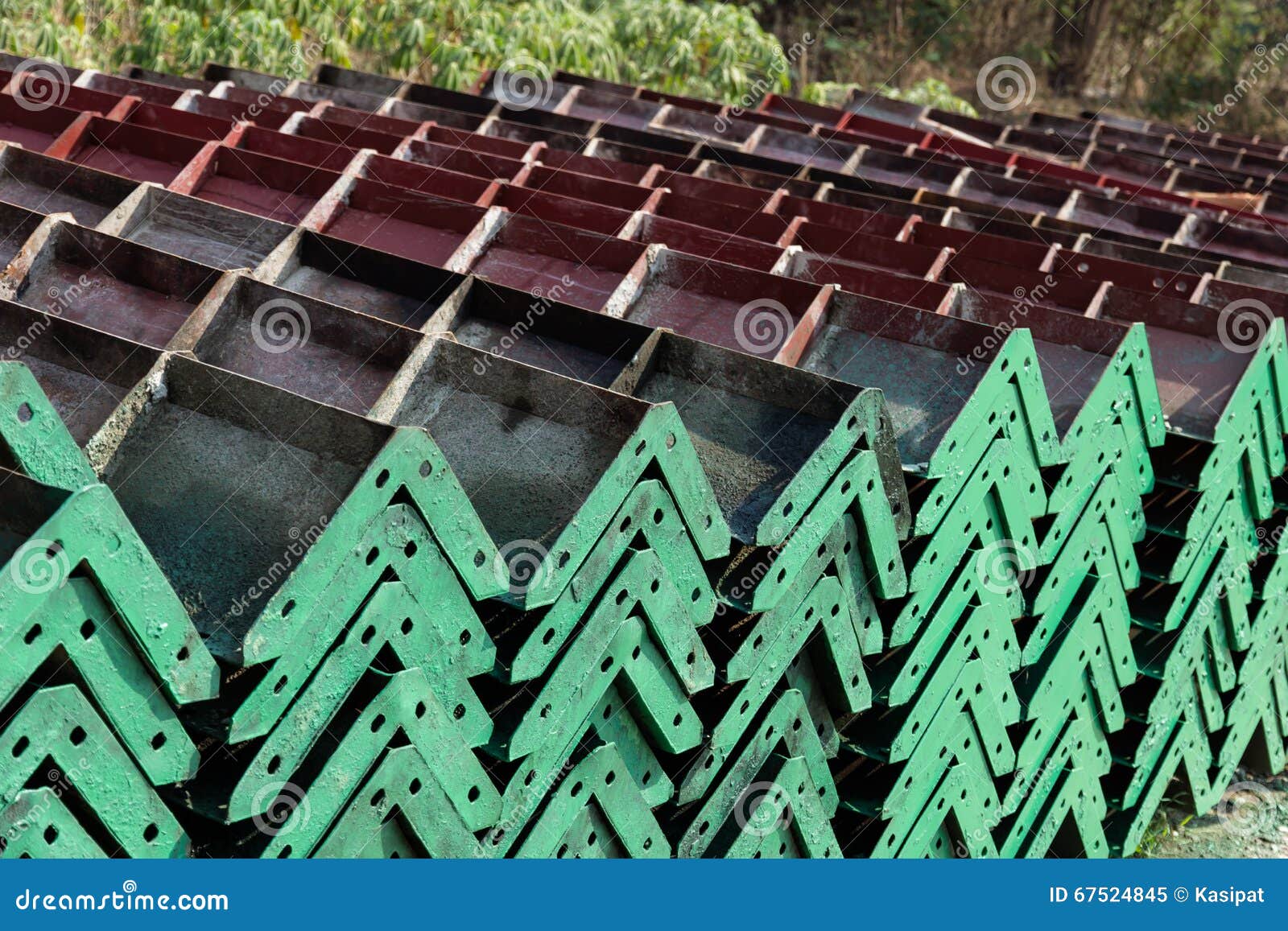 Steel pillar frame stock image. Image of iron, building - 67524845