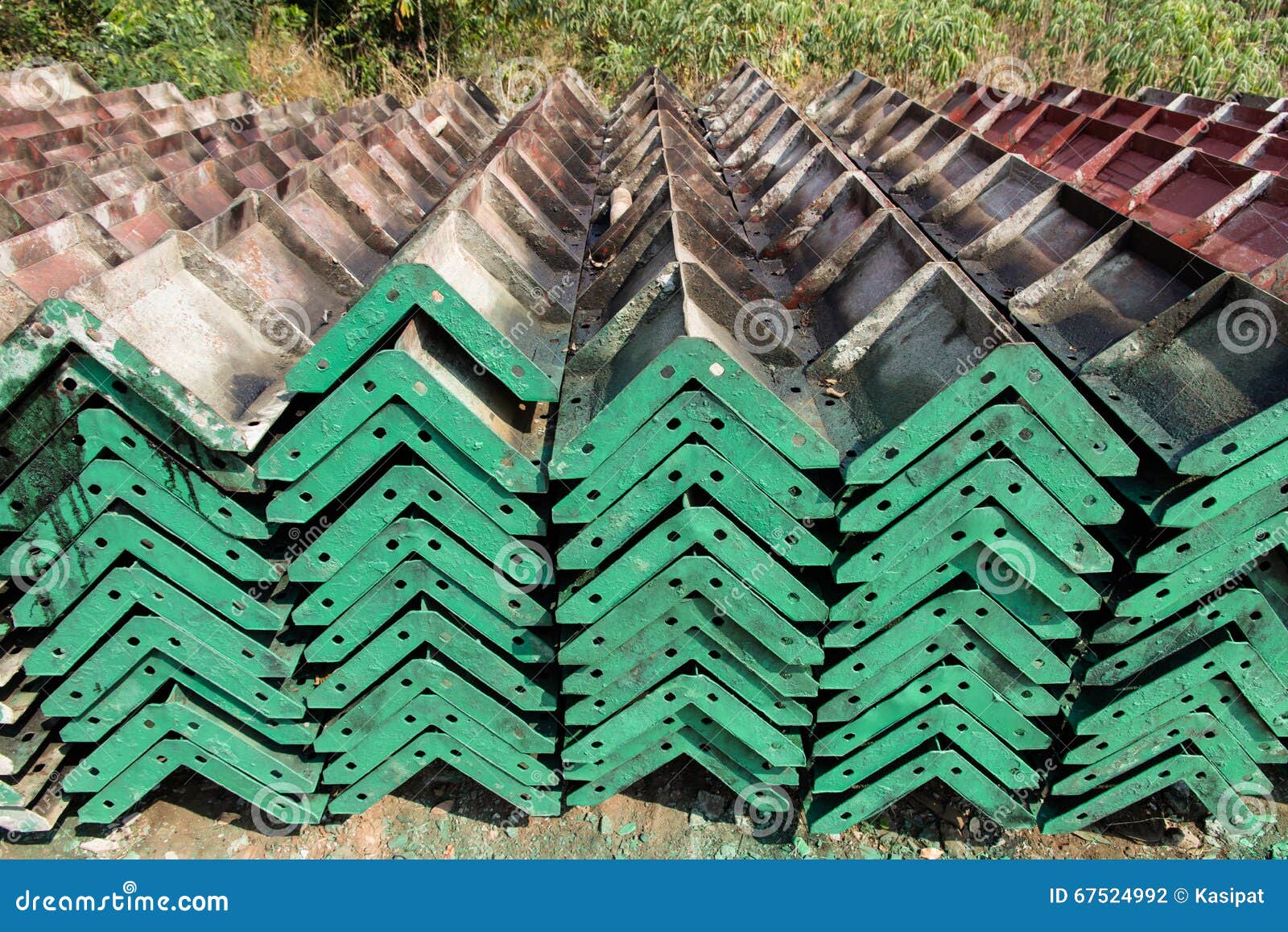 Steel pillar frame stock photo. Image of construct, iron - 67524992