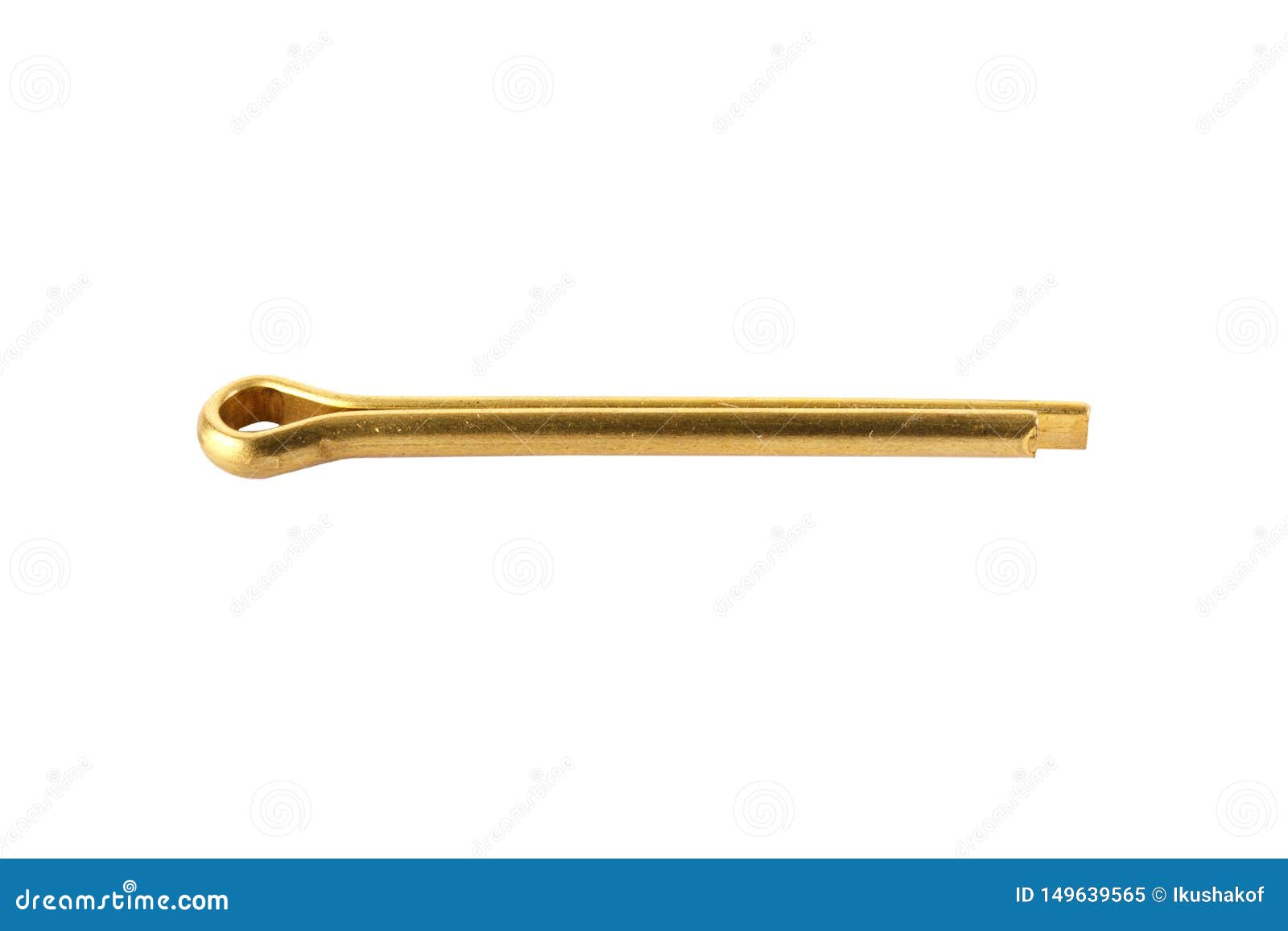 Steel Pin on White Background Stock Image - Image of hardware, metallic ...