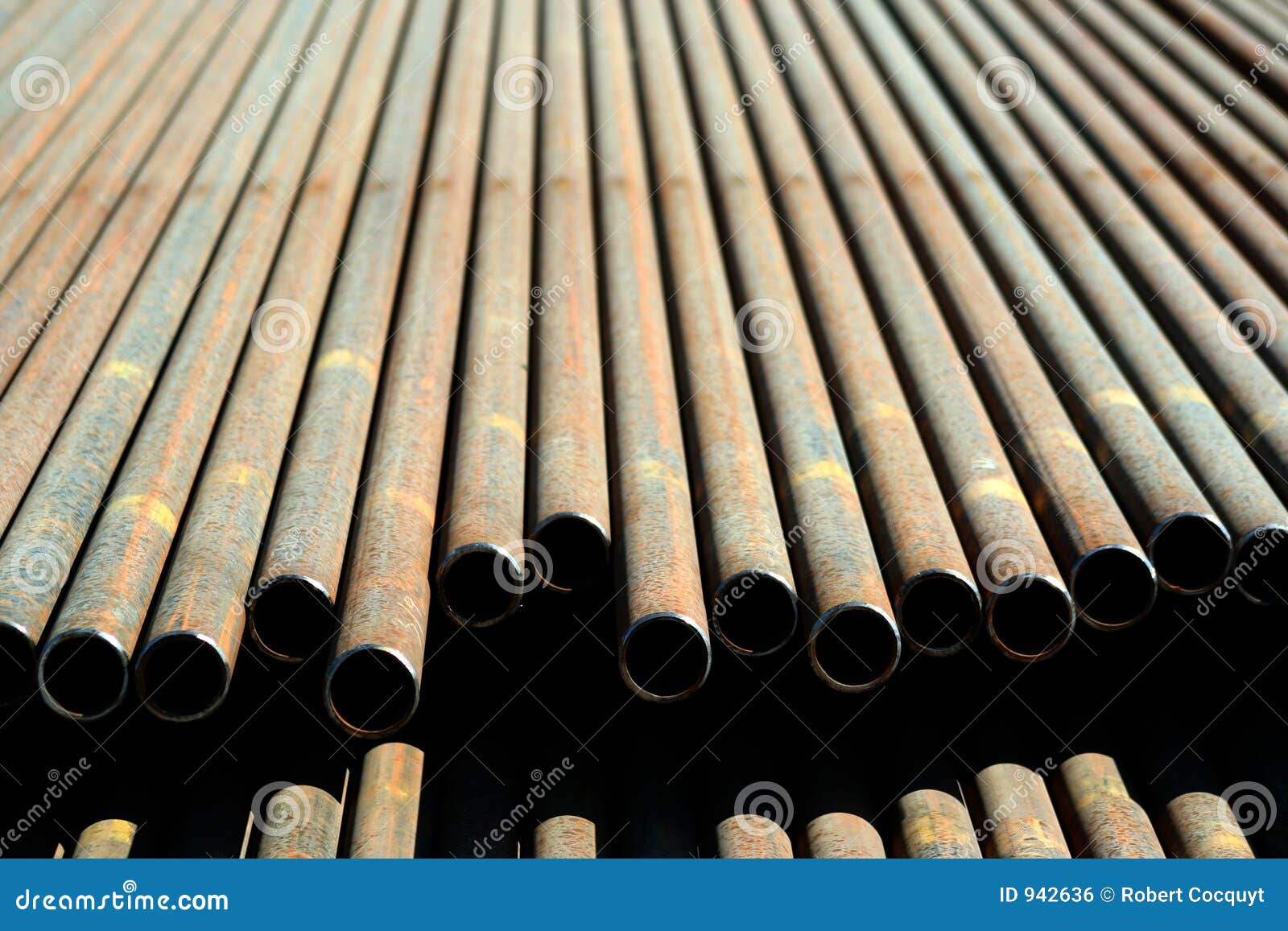 Steel Pipe. stock photo. Image of construction, line, circle - 942636