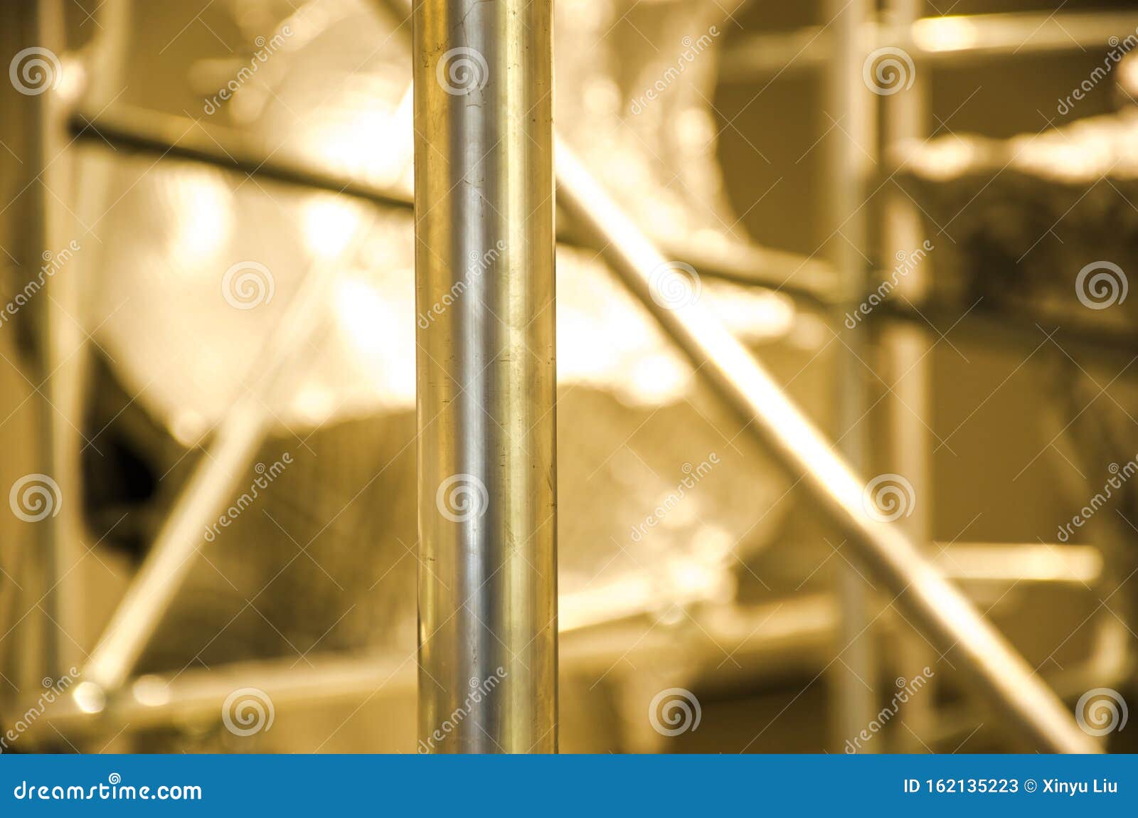 Steel Pipe for Construction Site Stock Image - Image of construction ...