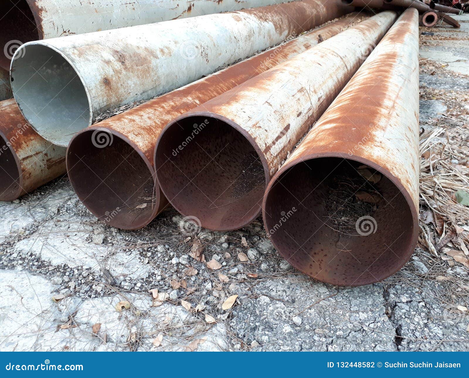 Metal pipe stock photo. Image of rustysteel, steel, longsteelpipe ...