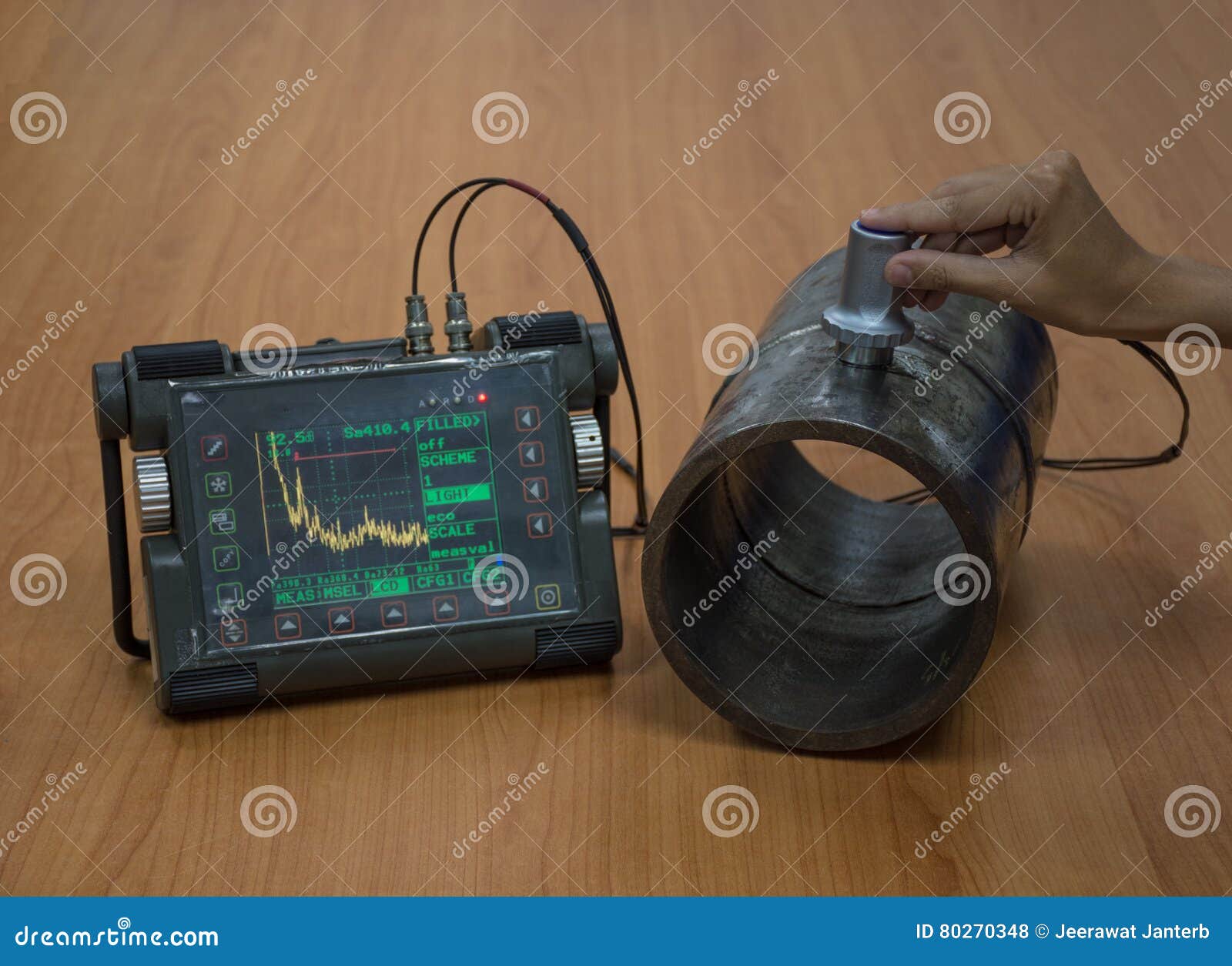 Steel Pipe Inspection by Ultrasonic Test for Found Internal Defect ...