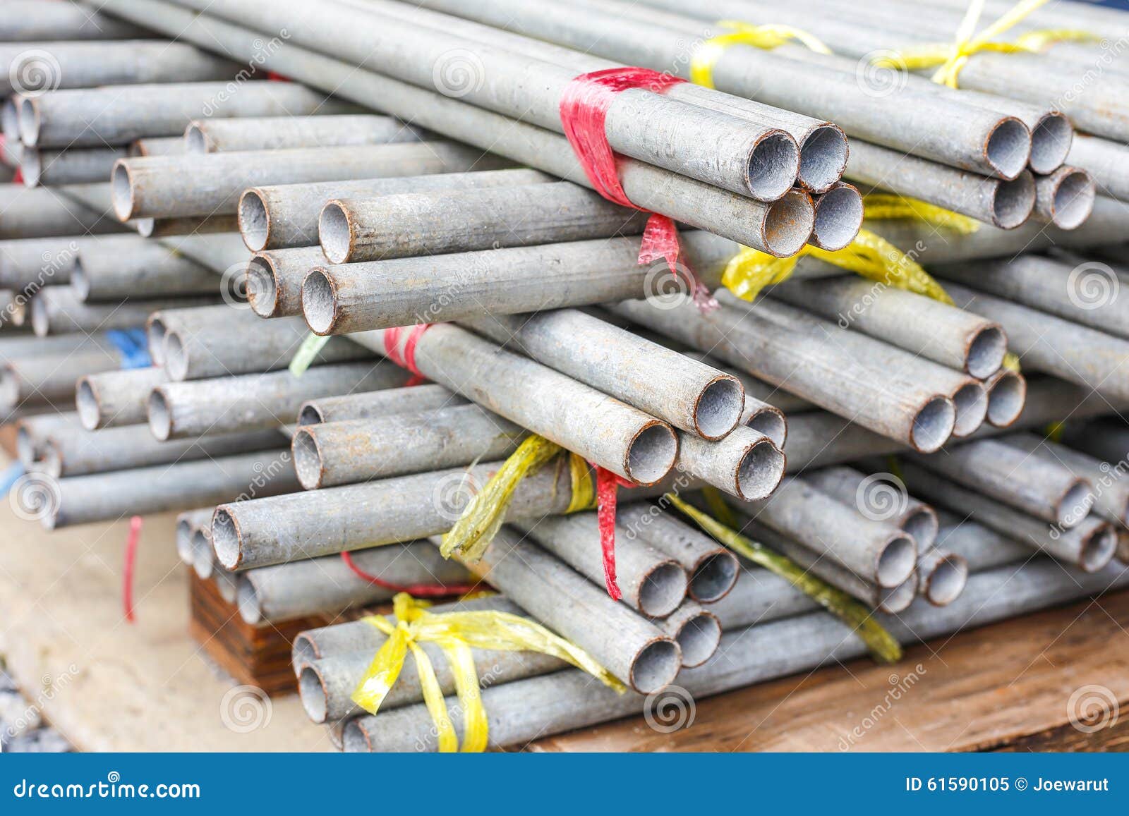 Steel Pipe stock image. Image of construction, material - 61590105