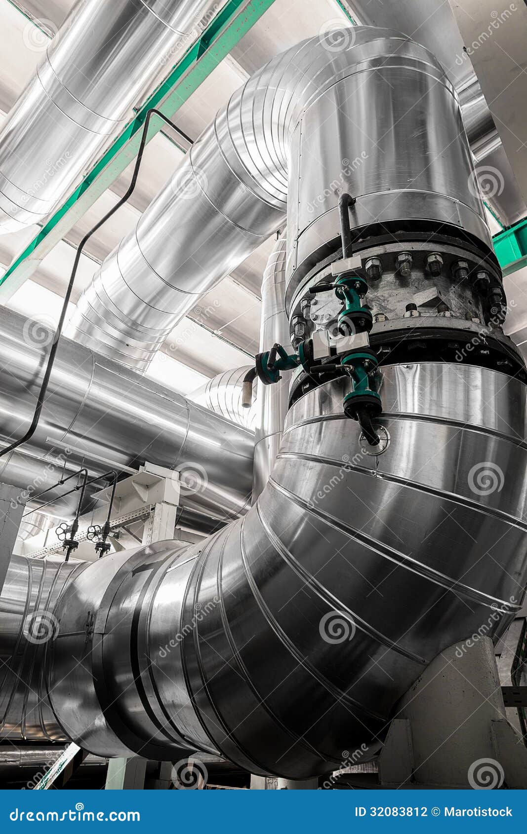 Steel pipeline stock photo. Image of natural, factory - 32083812