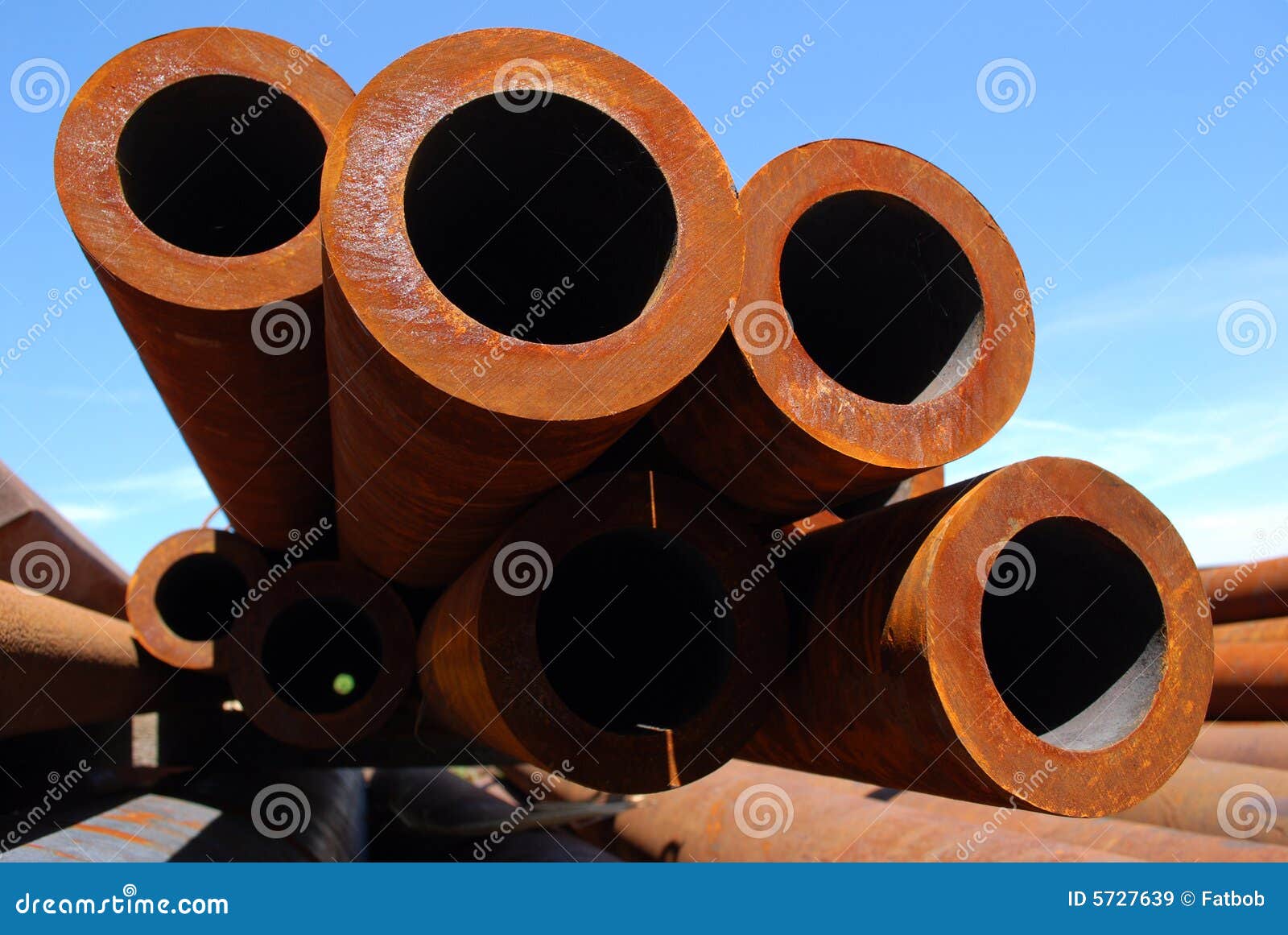 Steel pipes stock image. Image of commodities, pipe, pipes - 5727639