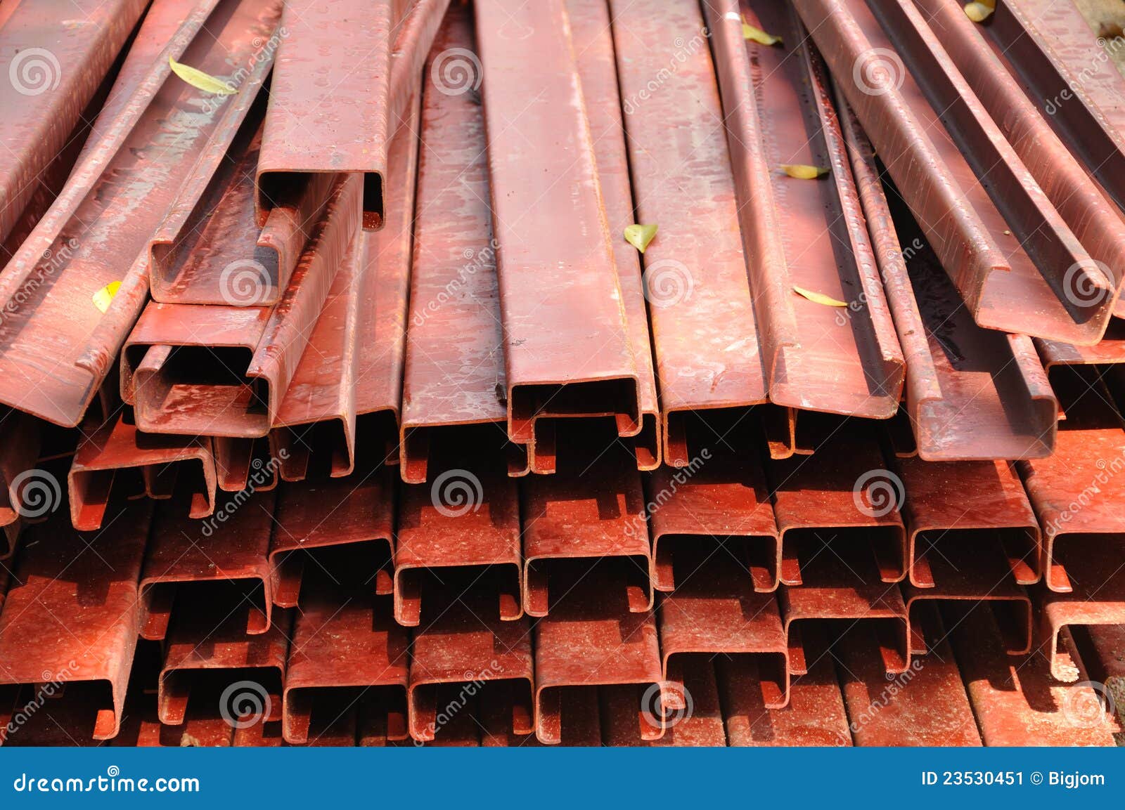 Steel Pipes Industrial stock image. Image of drilling - 23530451