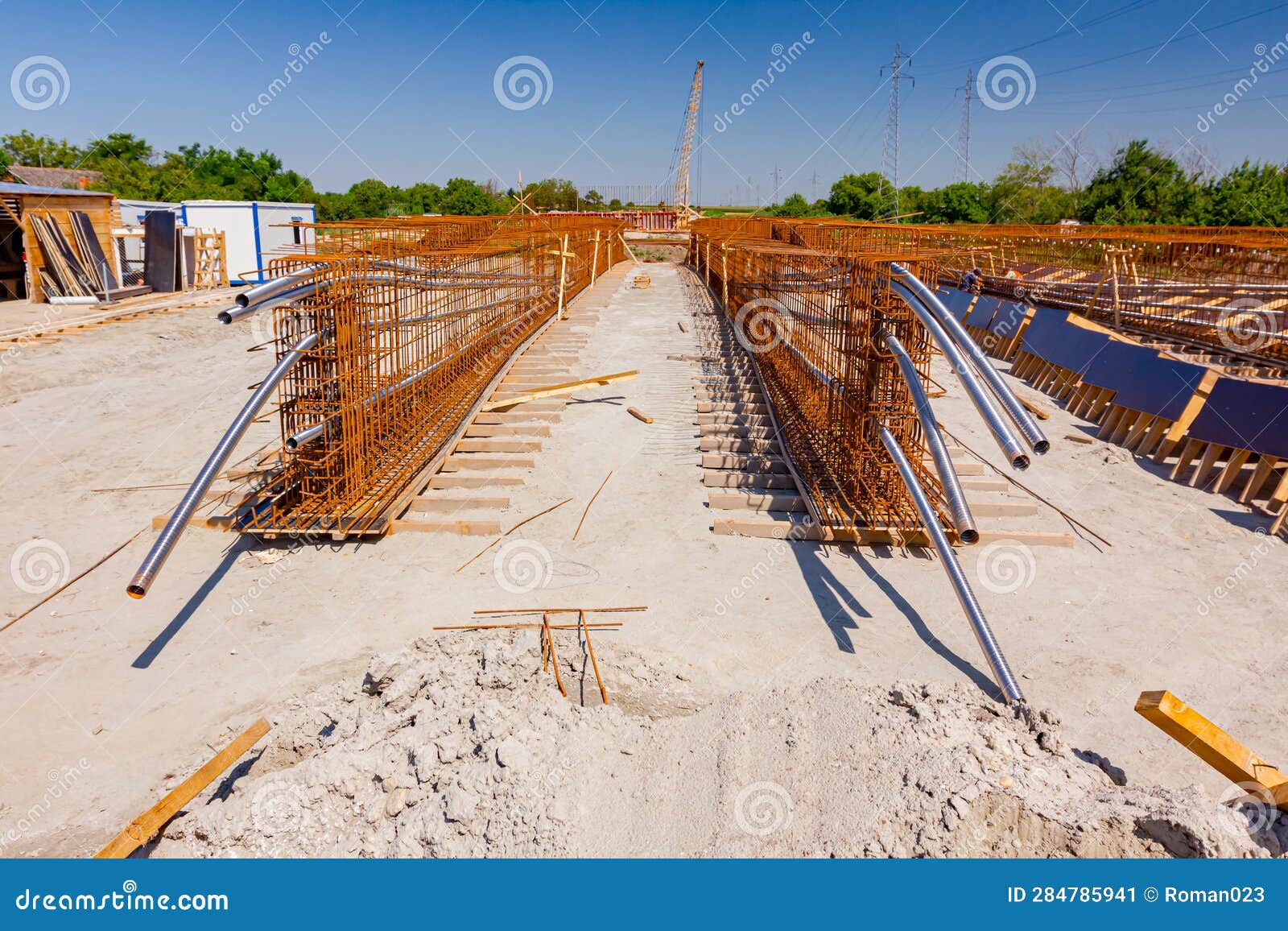 Metal Pipes for Introductory Cable Hang from Rusty Armature for ...