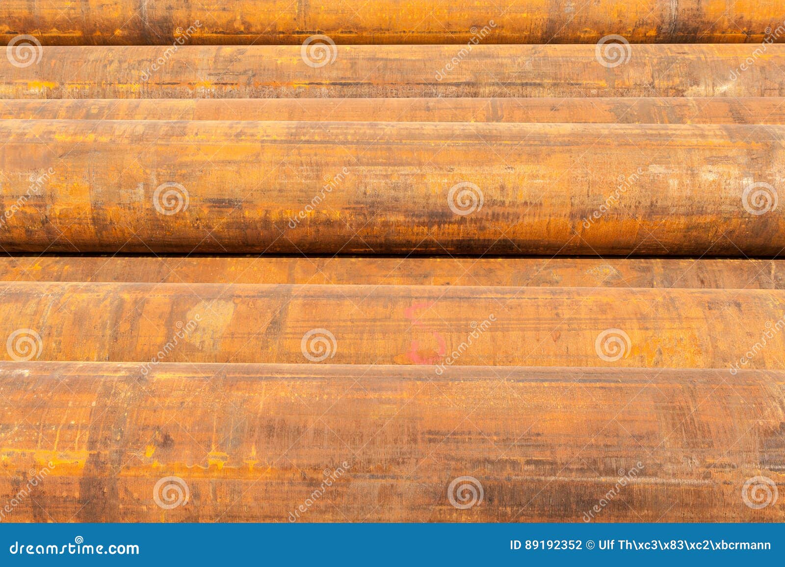 Steel Pipes Rust Heavy Industry Stock Photo - Image of steel, cylinder ...
