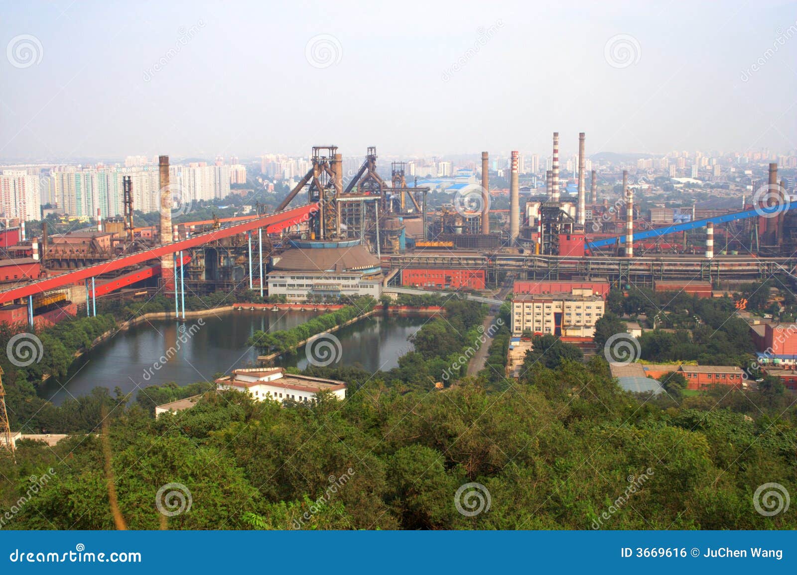 Steel plant stock photo. Image of fuel, lines, beijing - 3669616