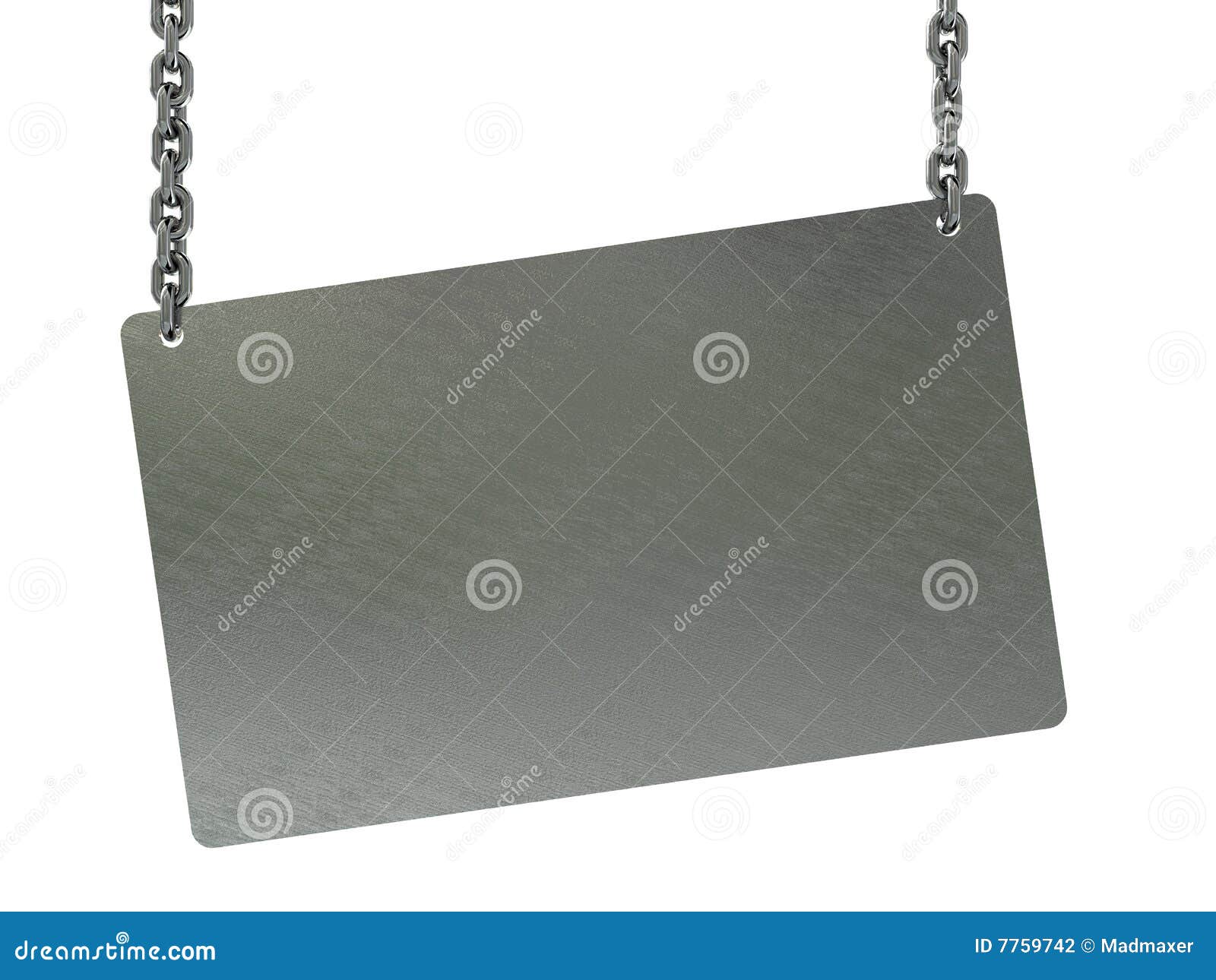 Steel plate and chains stock illustration. Illustration of industrial ...
