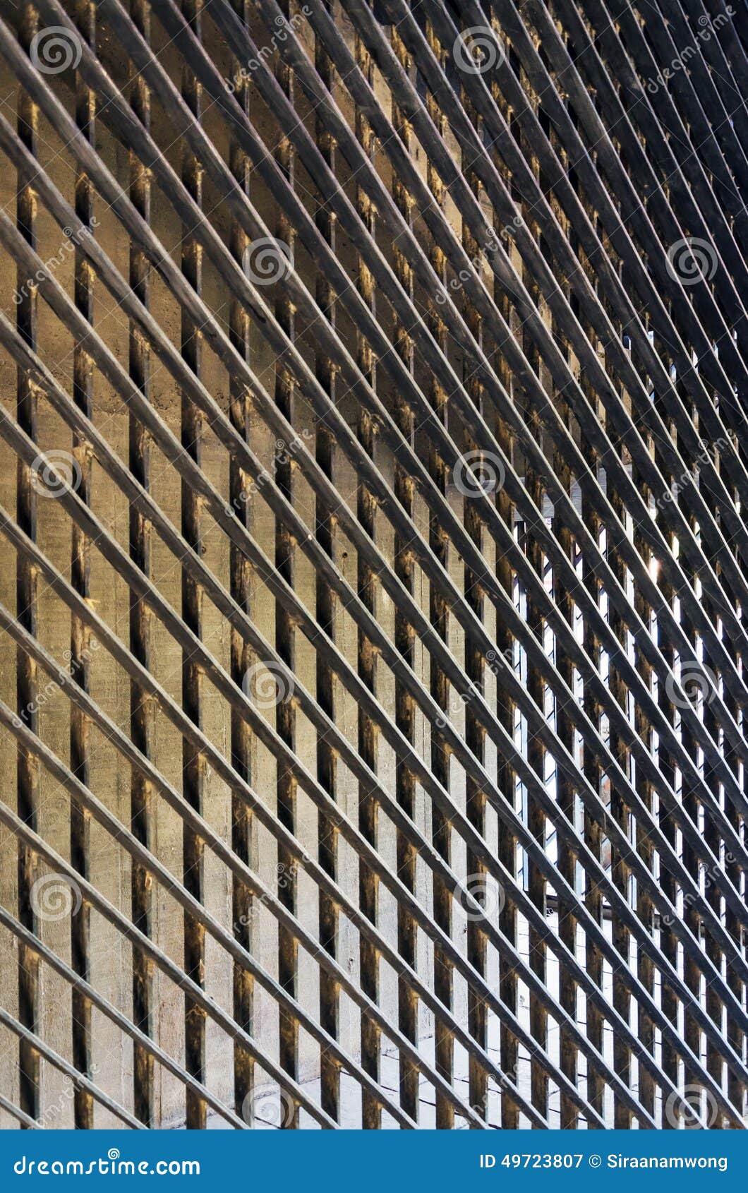 Steel Plate on Facade of Modern Building Stock Image - Image of ...