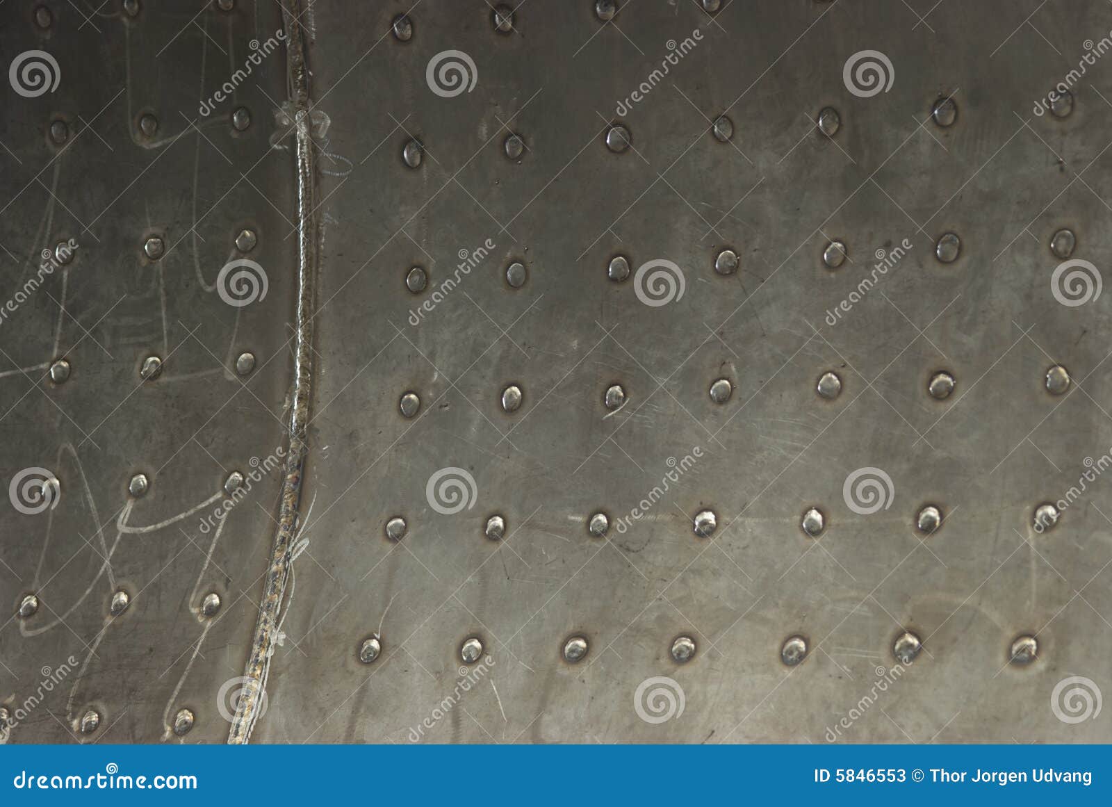 Steel Plate with Welding Points Stock Image - Image of pattern, seam ...