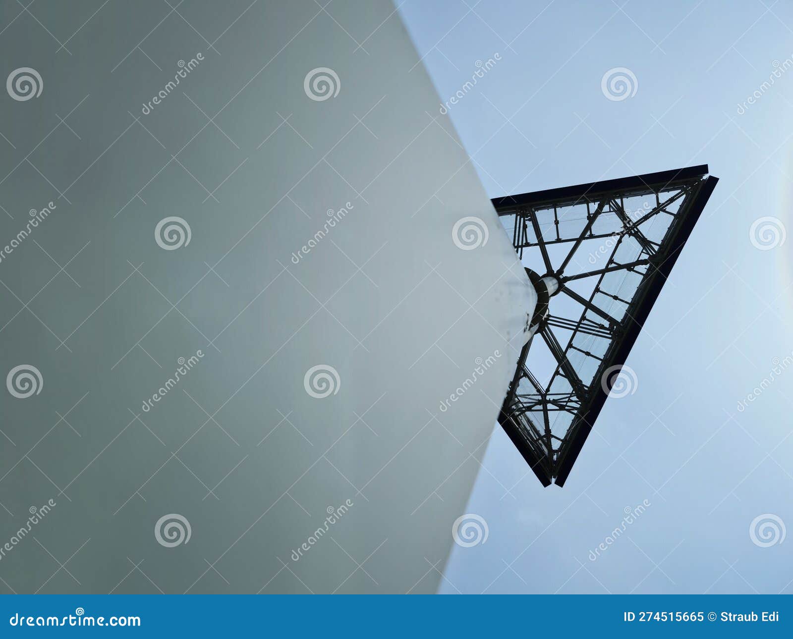 Steel pole with banner stock image. Image of texture - 274515665