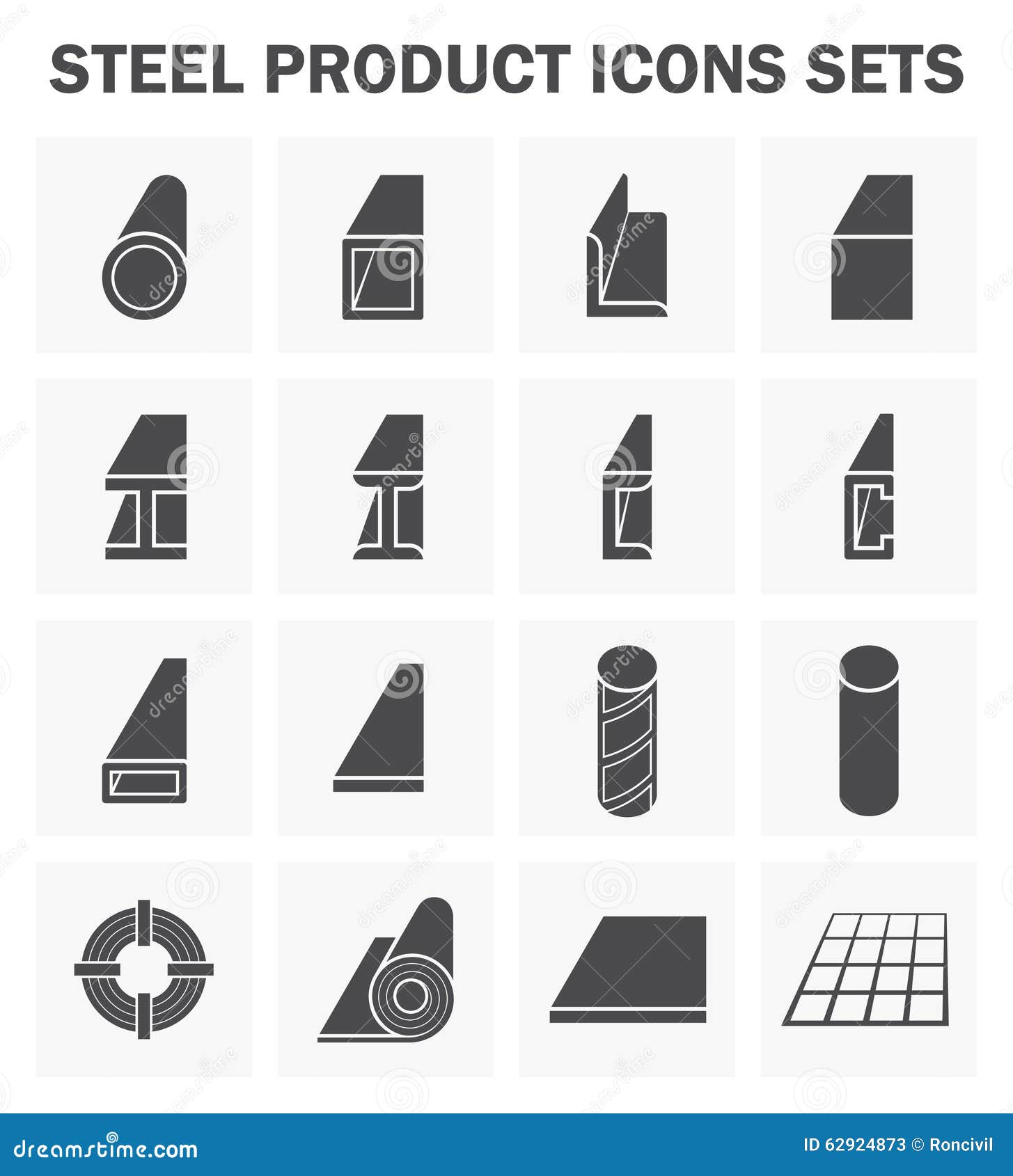 Steel product icon stock vector. Illustration of icon - 62924873