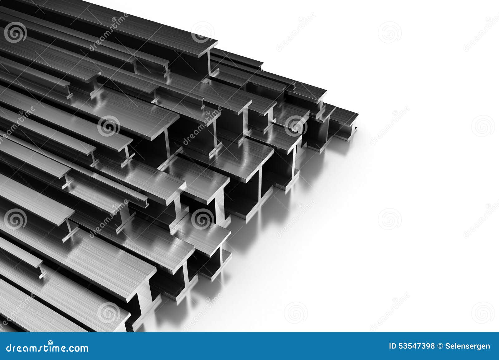 Steel Profiles stock illustration. Illustration of industry - 53547398