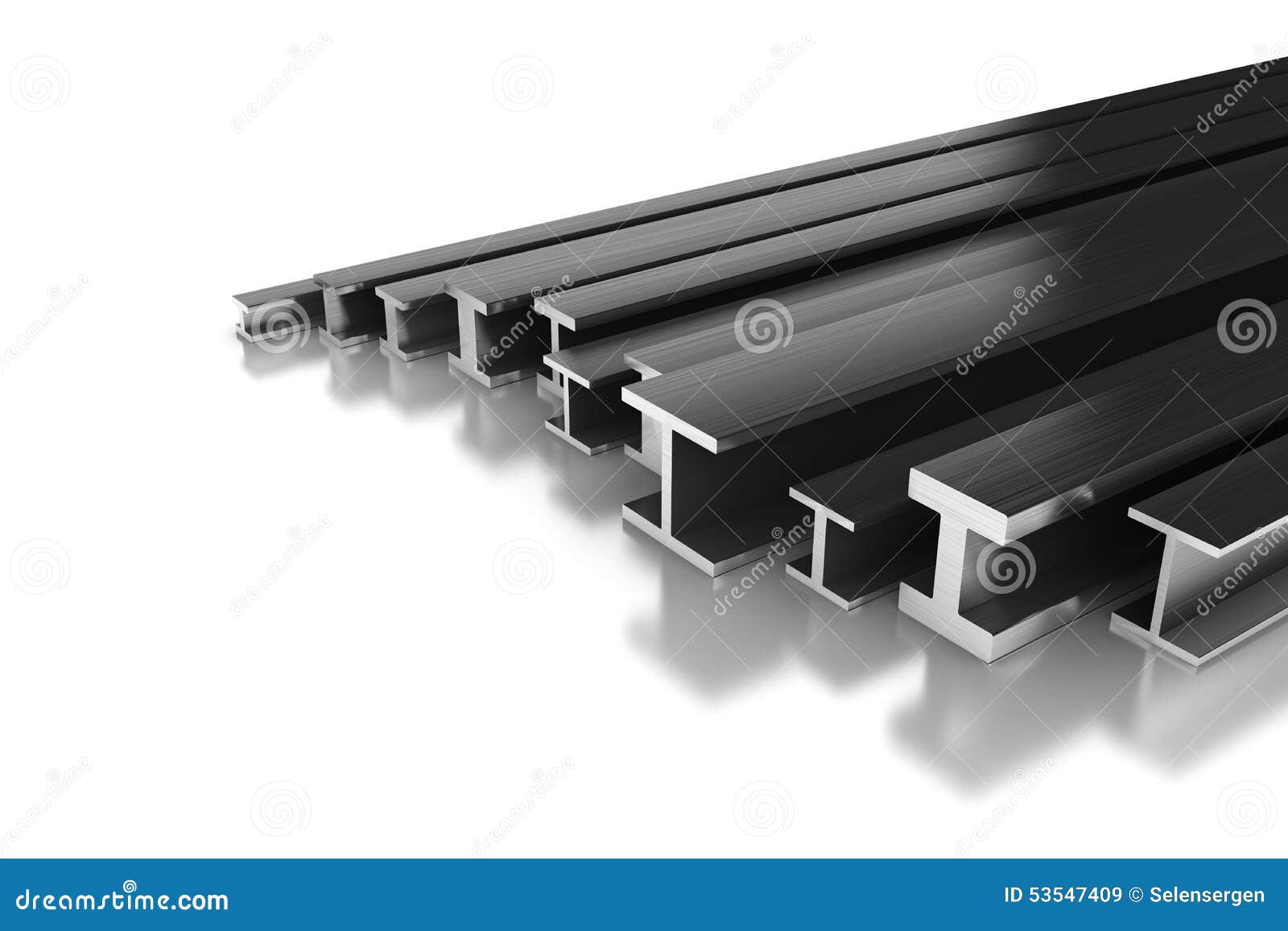 Steel Profiles stock illustration. Illustration of iron - 53547409