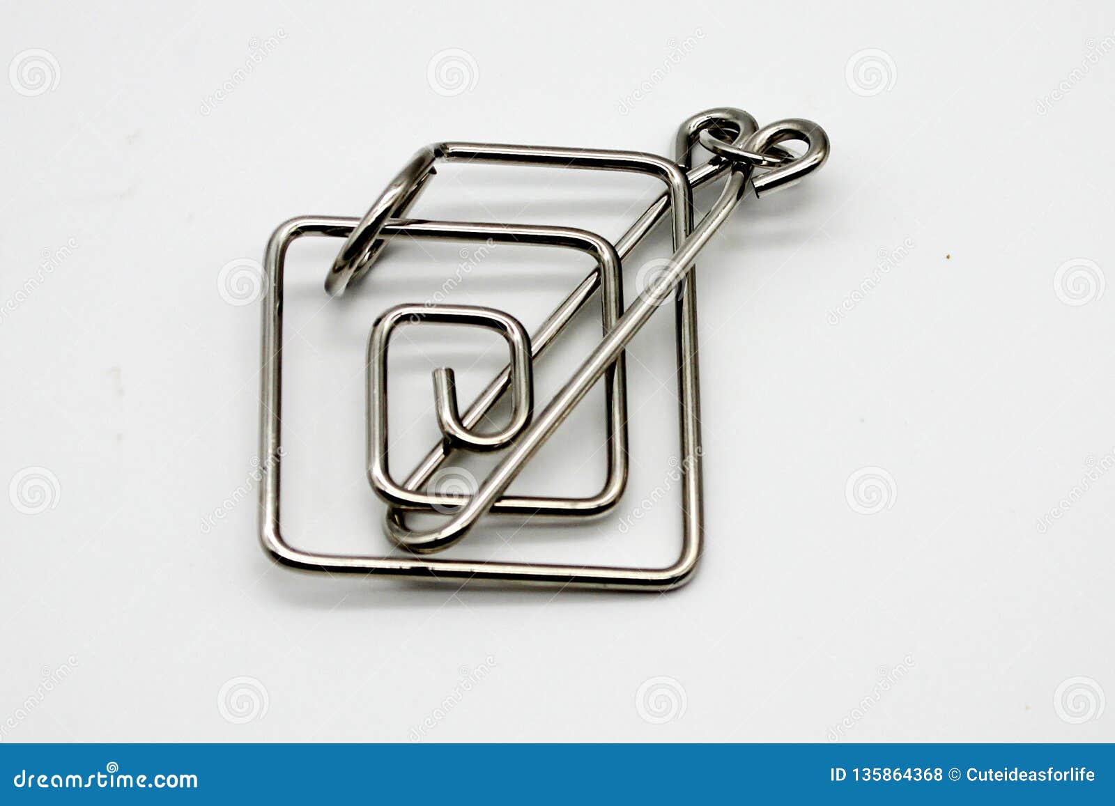 Steel puzzle stock photo. Image of play, hard, connection - 135864368
