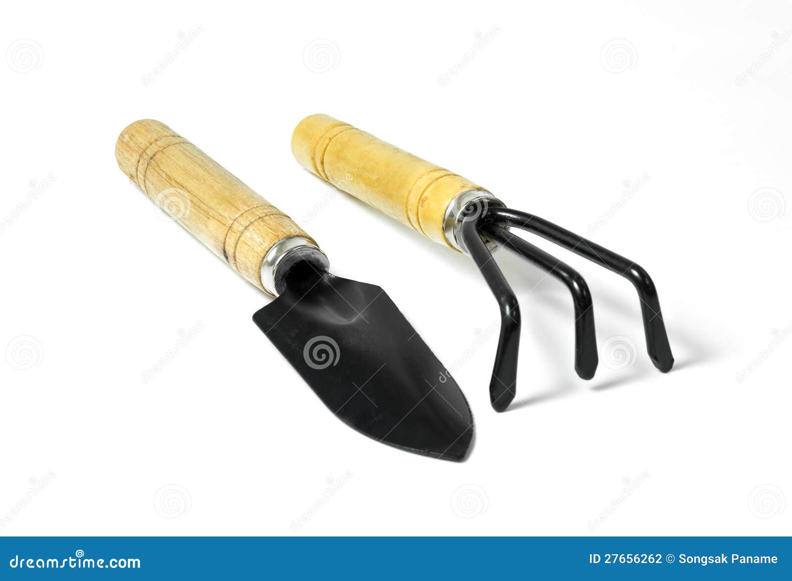 Steel rake and shovel stock photo. Image of blade, steel - 27656262