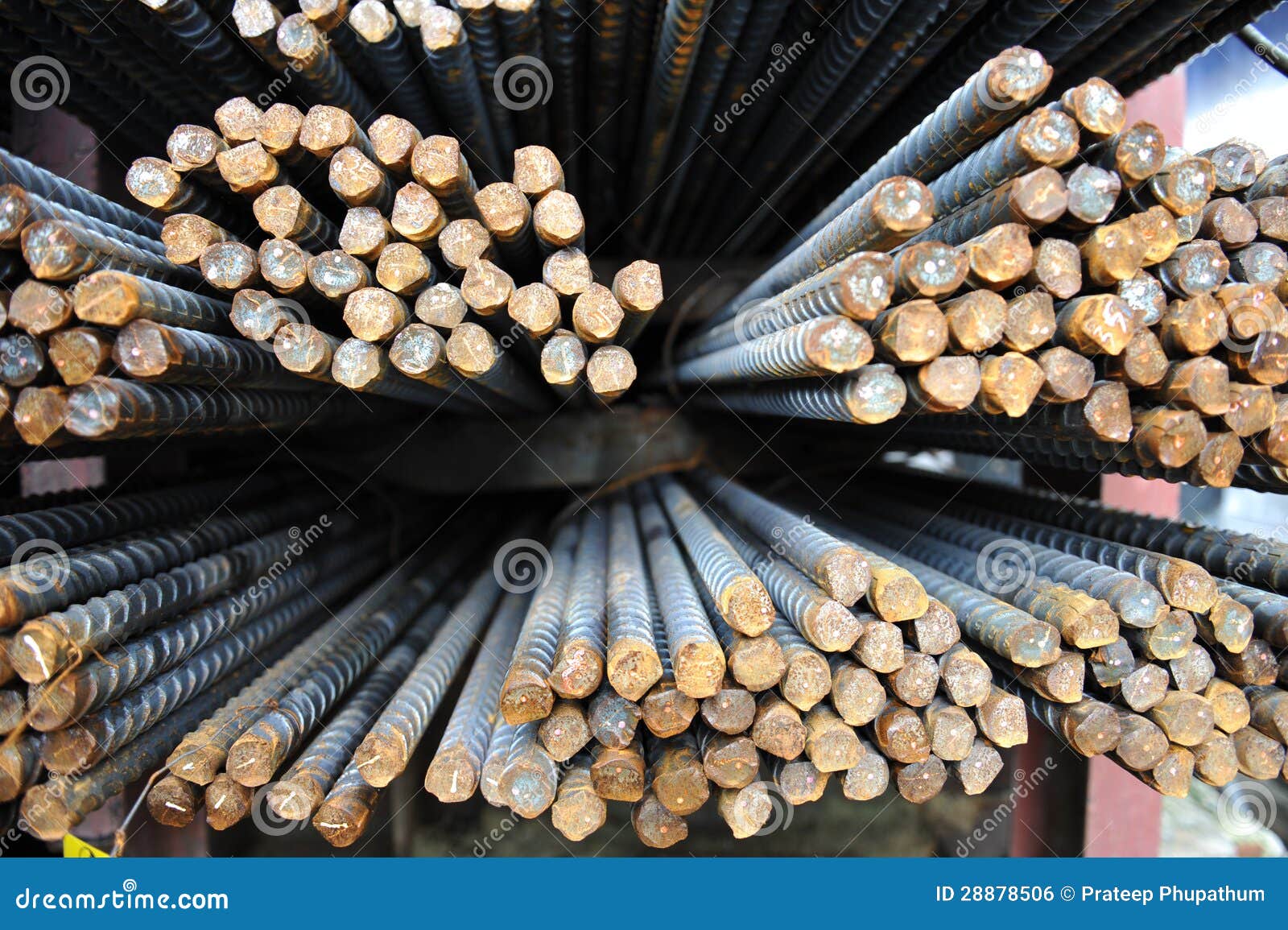 Steel re-bar stock photo. Image of pole, lines, corrosive - 28878506