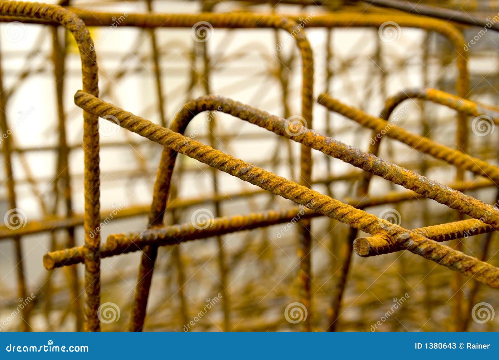 Steel reinforcement stock image. Image of material, build - 1380643