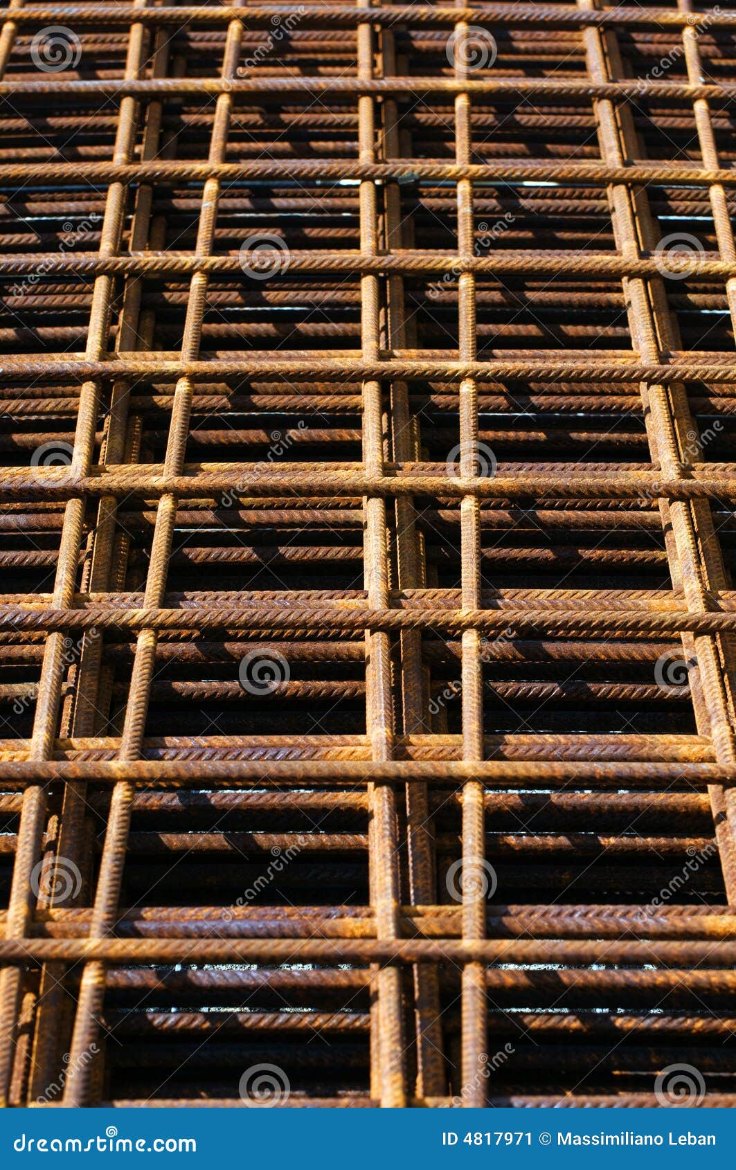 Steel reinforcement stock image. Image of structure, reinforced - 4817971