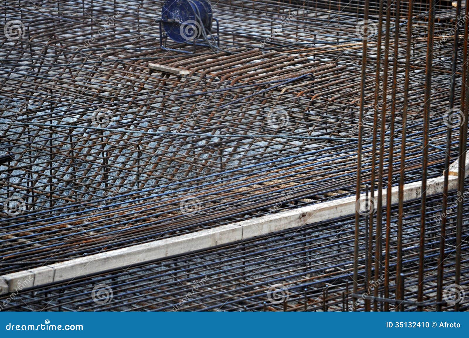 Steel reinforcement stock photo. Image of concrete, reinforcement ...