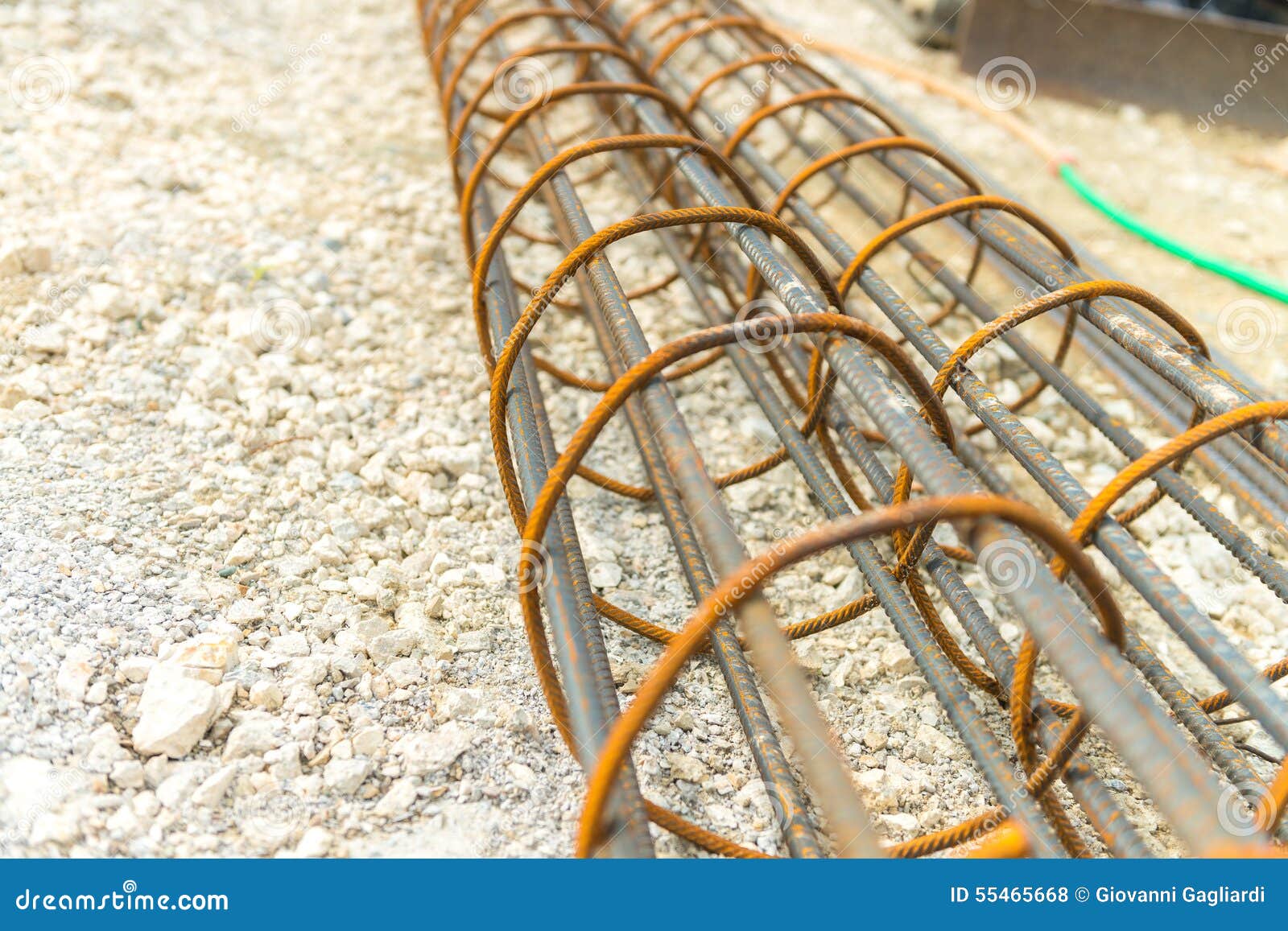 Steel Reinforcement of Piling Work Stock Photo - Image of rebar, heavy ...