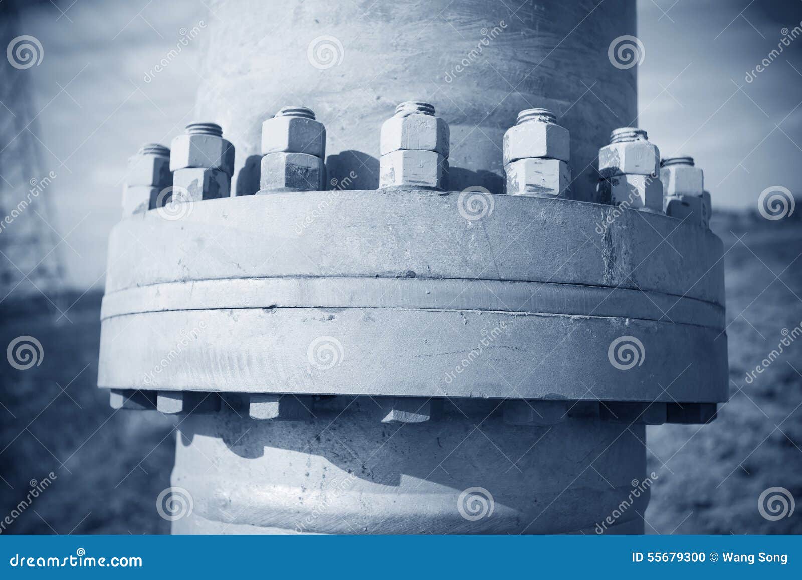 Steel rivets stock photo. Image of rivet, nuts, detail - 55679300