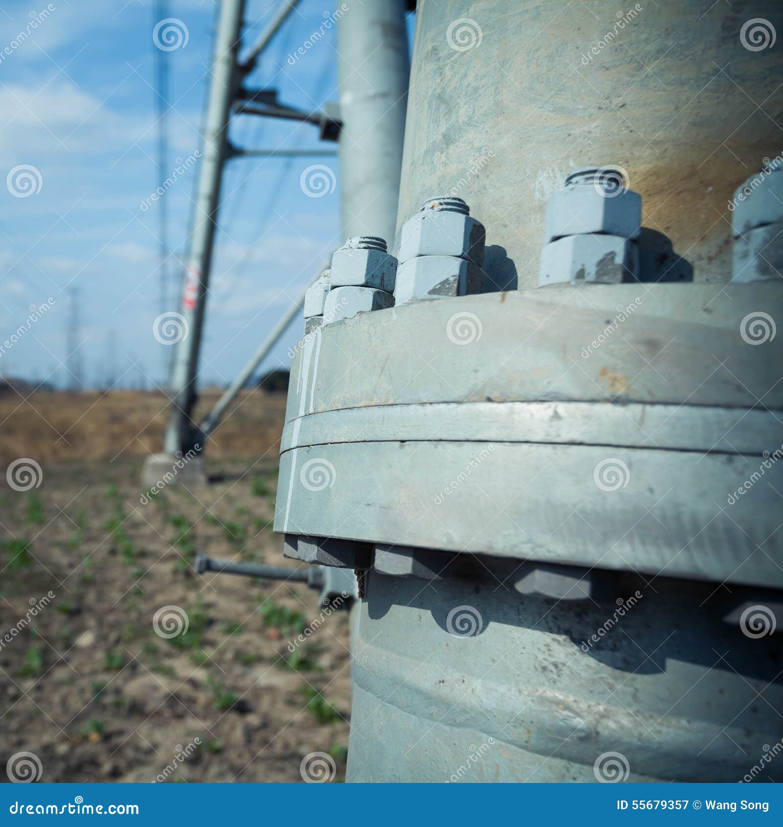 Steel rivets stock image. Image of industrial, metal - 55679357