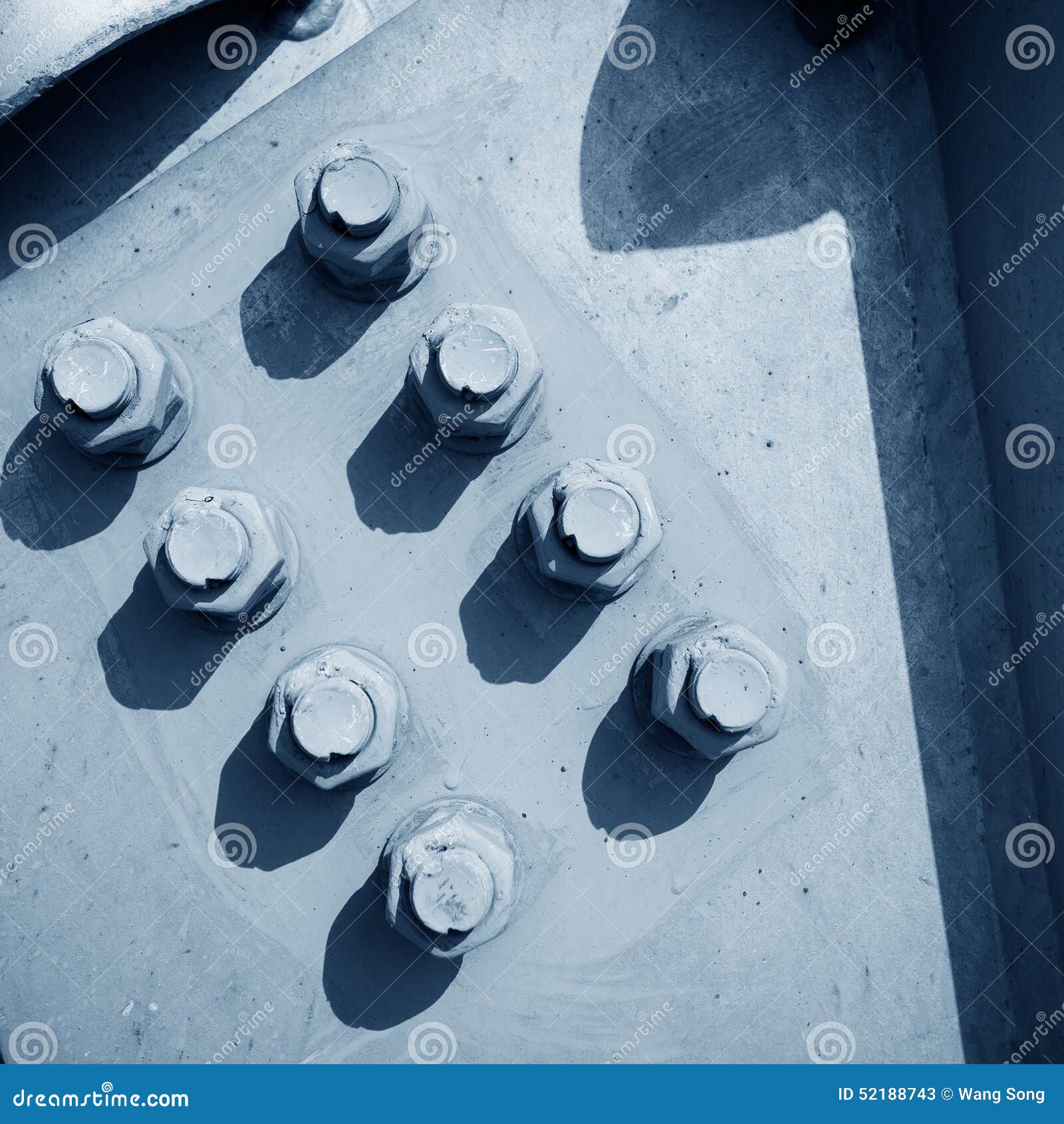 Steel rivets stock image. Image of close, abstract, sheet - 52188743