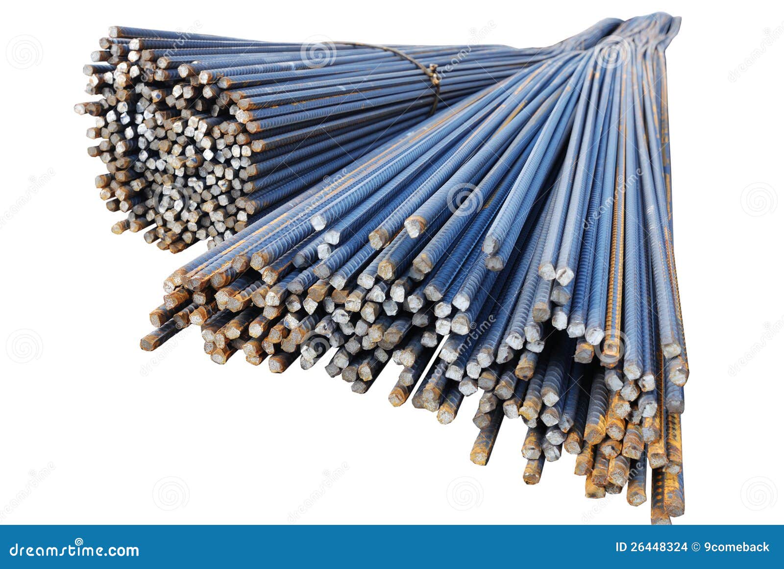 Steel rod stock photo. Image of construction, pole, shiny - 26448324